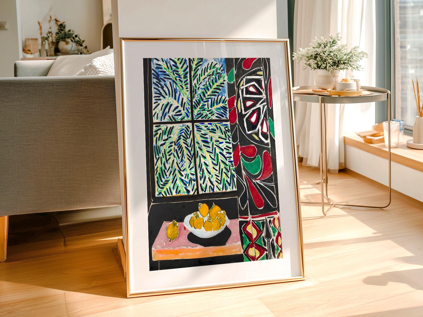 Matisse Still Life Print, Interior With Egyptian Curtain, 20th Century ...