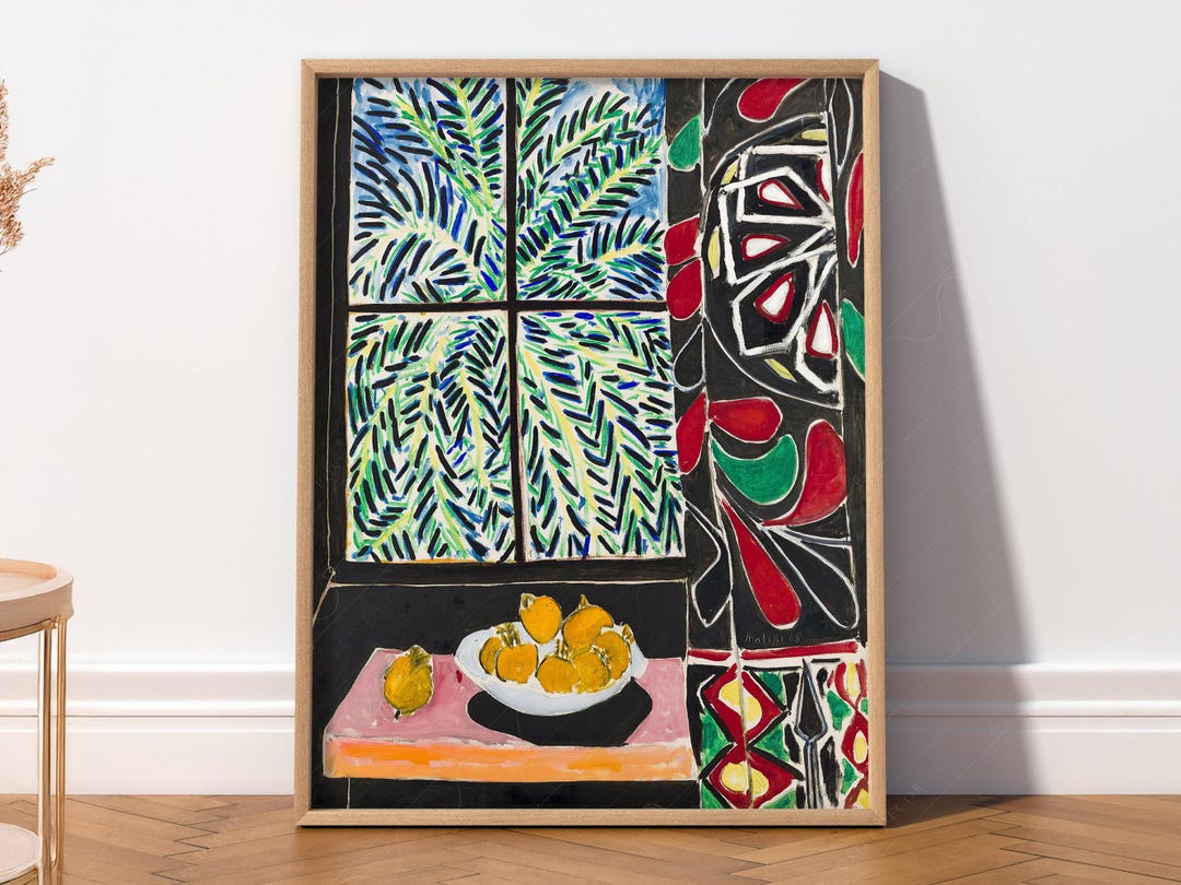 Henri Matisse Interior With Egyptian Curtain 20th Century Art Living ...