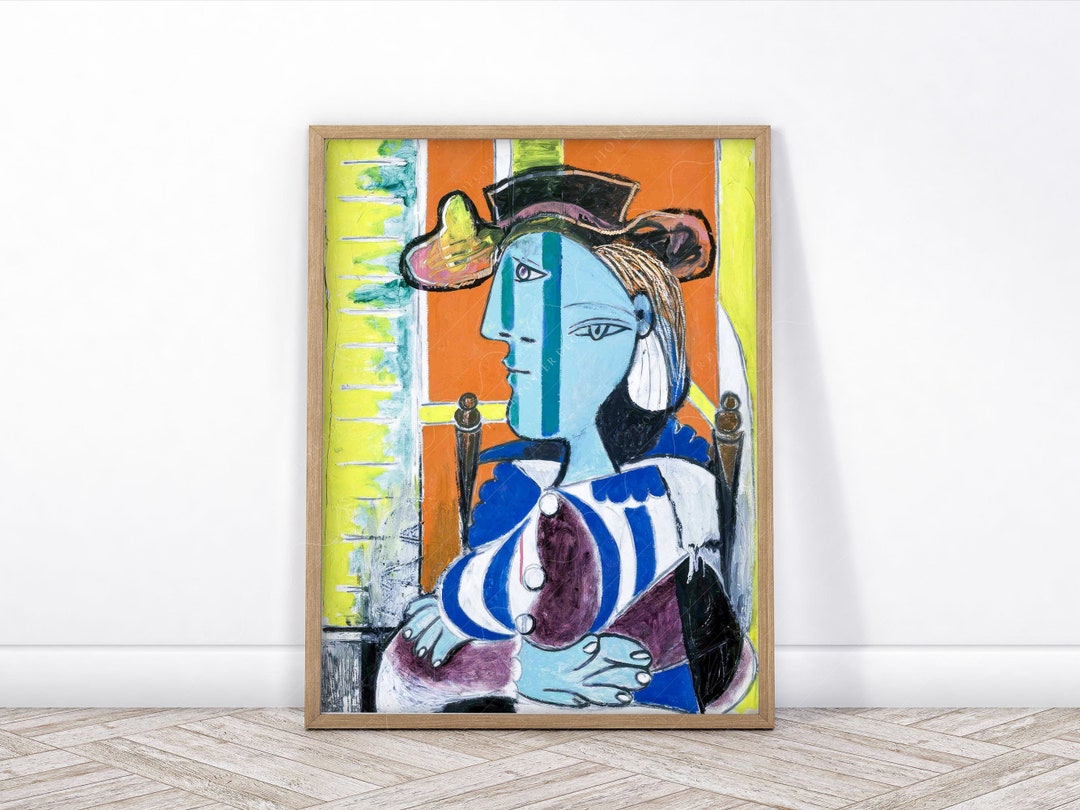 Pablo Picasso Seated Woman With Folded Arms Modern Print Wall Art for ...