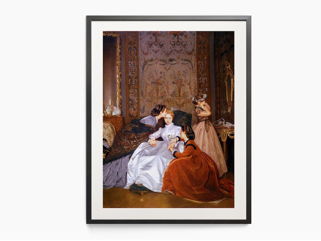 The Reluctant Bride, La Fiancée Hésitante, Auguste Toulmouche, Love ...