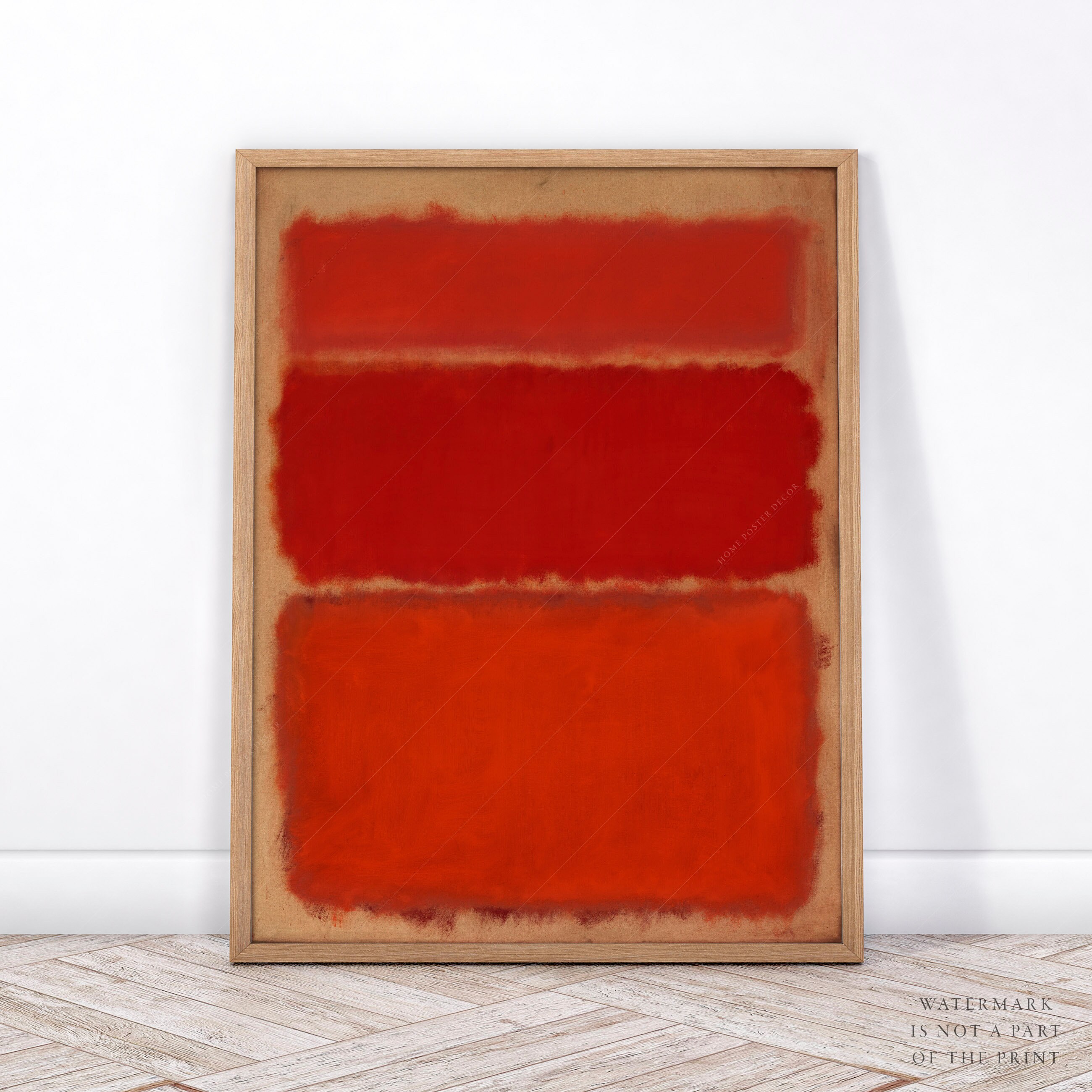 Mark Rothko Shades of Red Modern Art Abstract Red Print - Etsy