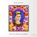 Frida Kahlo Poster, Floral Frida, Fashion Art, Self-portrait ...