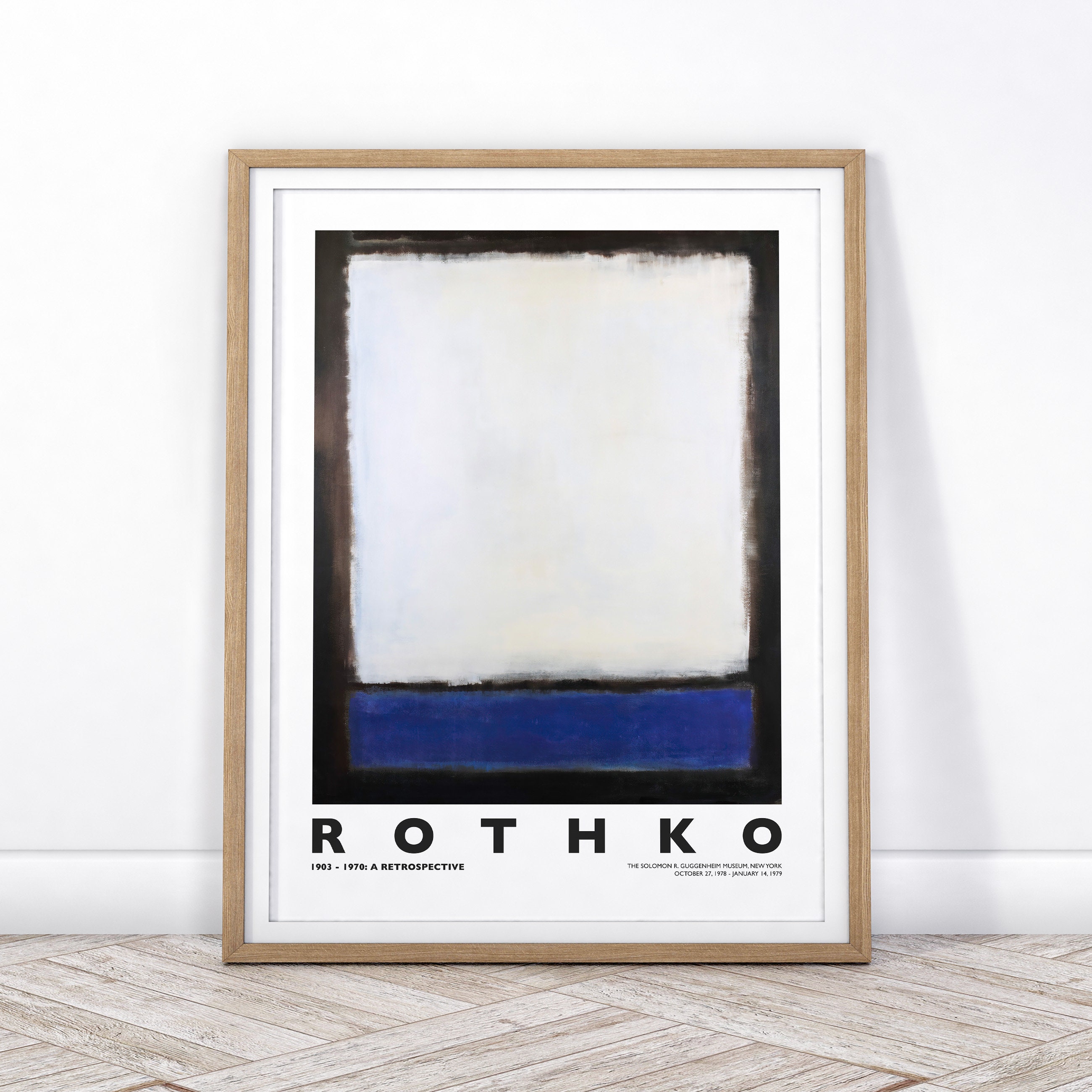 Mark Rothko Print Blue Abstract Art Rothko Wall Art - Etsy Canada