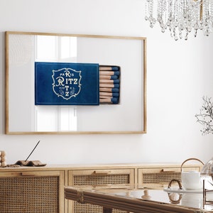 Paris Ritz Hotel Chic Home Decor Vintage Matchbox Photography Modern ...