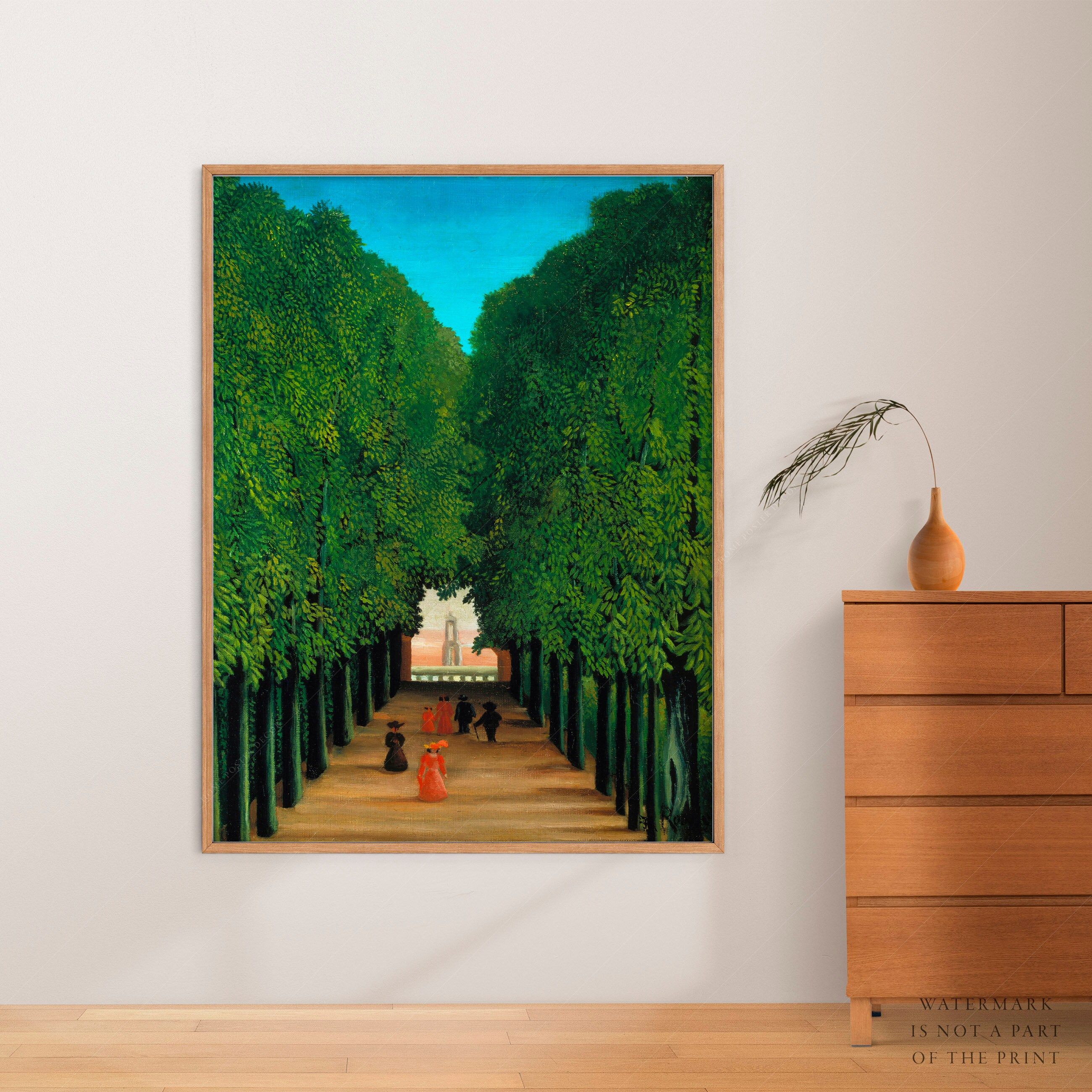 Henri Rousseau the Avenue in the Park at Saint Cloud Green - Etsy