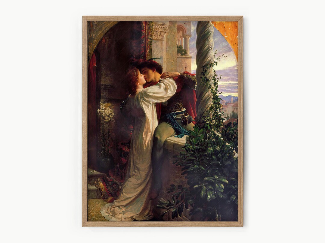 Valentines Gift Romeu and Juliet Famous Balcony Scene Love Story Wall ...