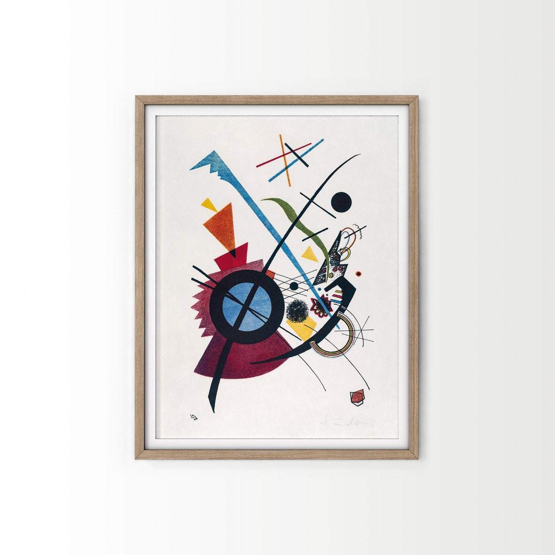 Wassily Kandinsky Poster Abstract Wall Art Gift for Him | Etsy Canada