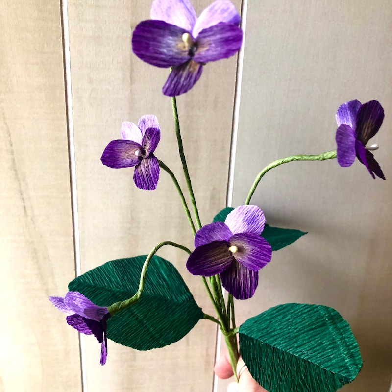 Violet Silk Flowers - Etsy