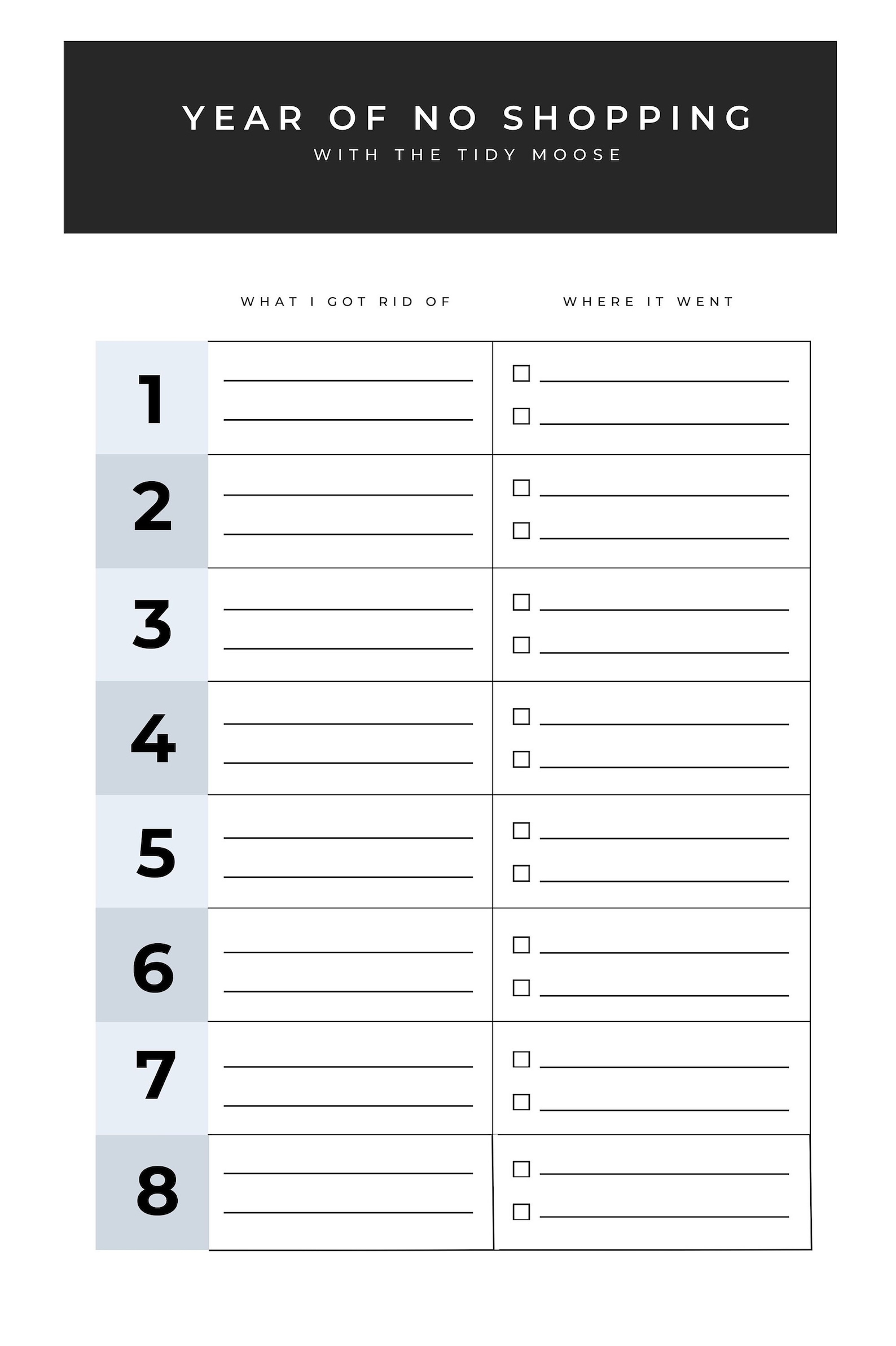 The Year Less Journal (digital) - Etsy UK