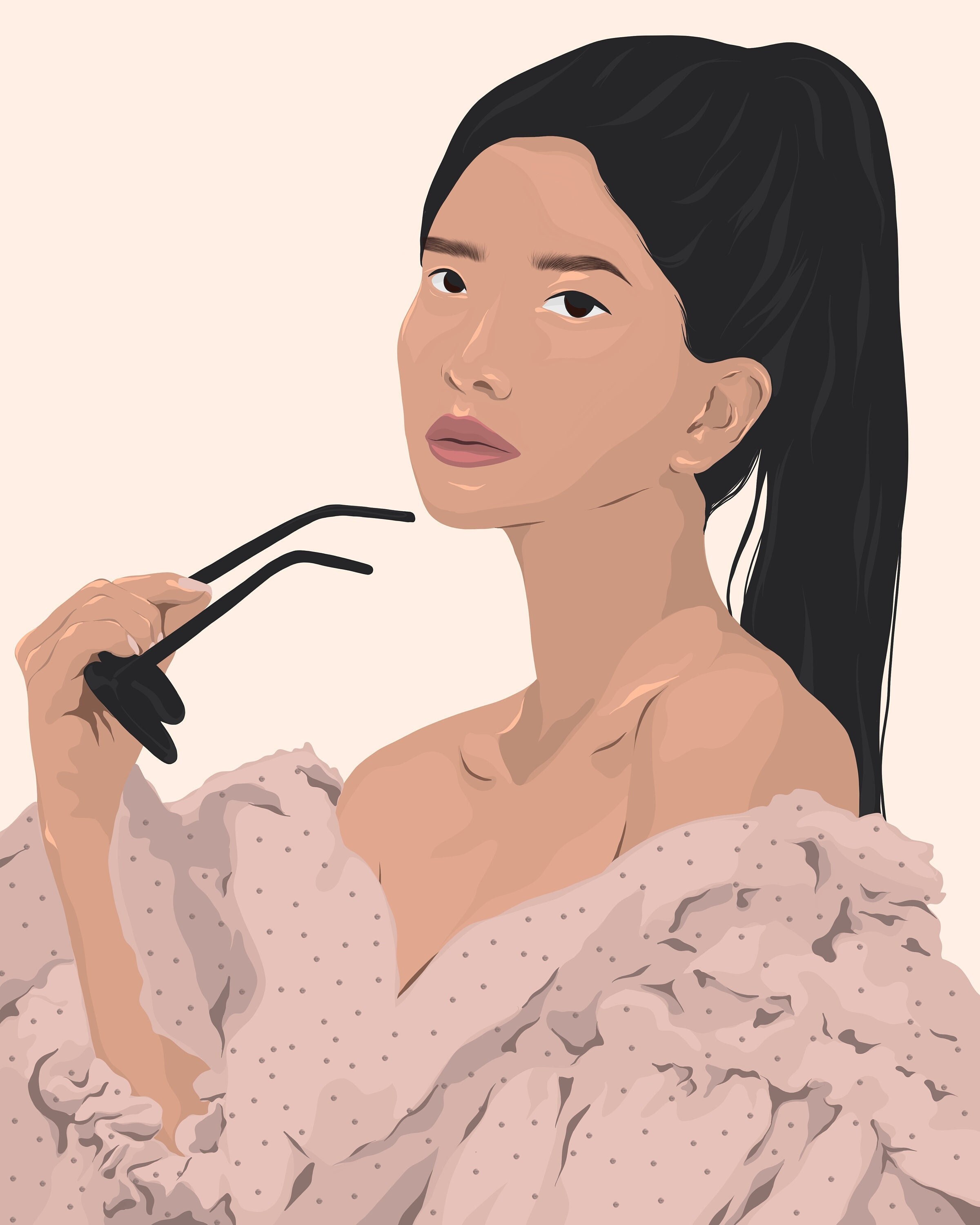 Custom Digital Portrait Gift Ideas Holiday Gift for Friend - Etsy