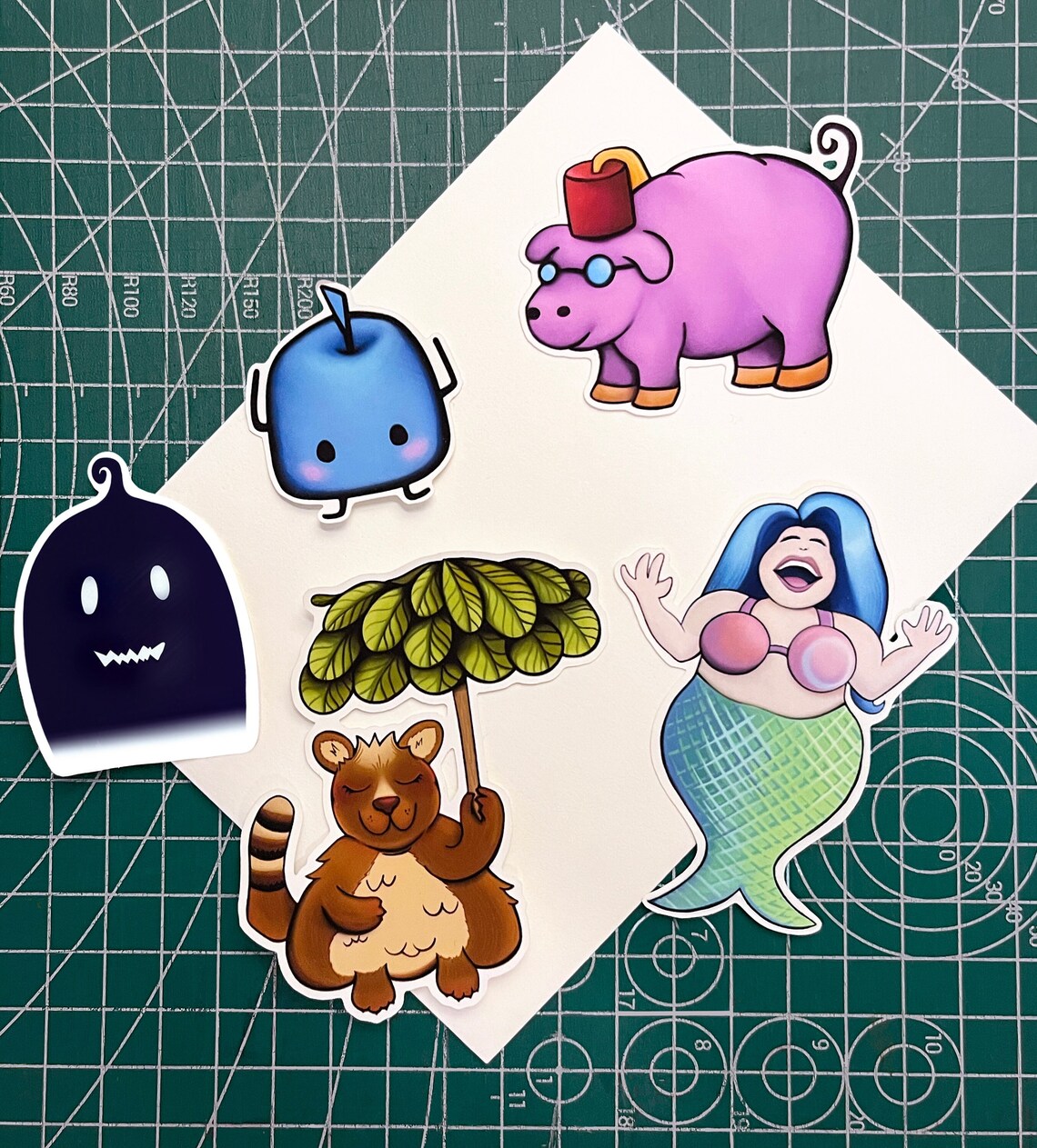 Stardew Valley Inspired Sticker Pack Krobus Junimo Trash Bread and More Matte and Glossy ...