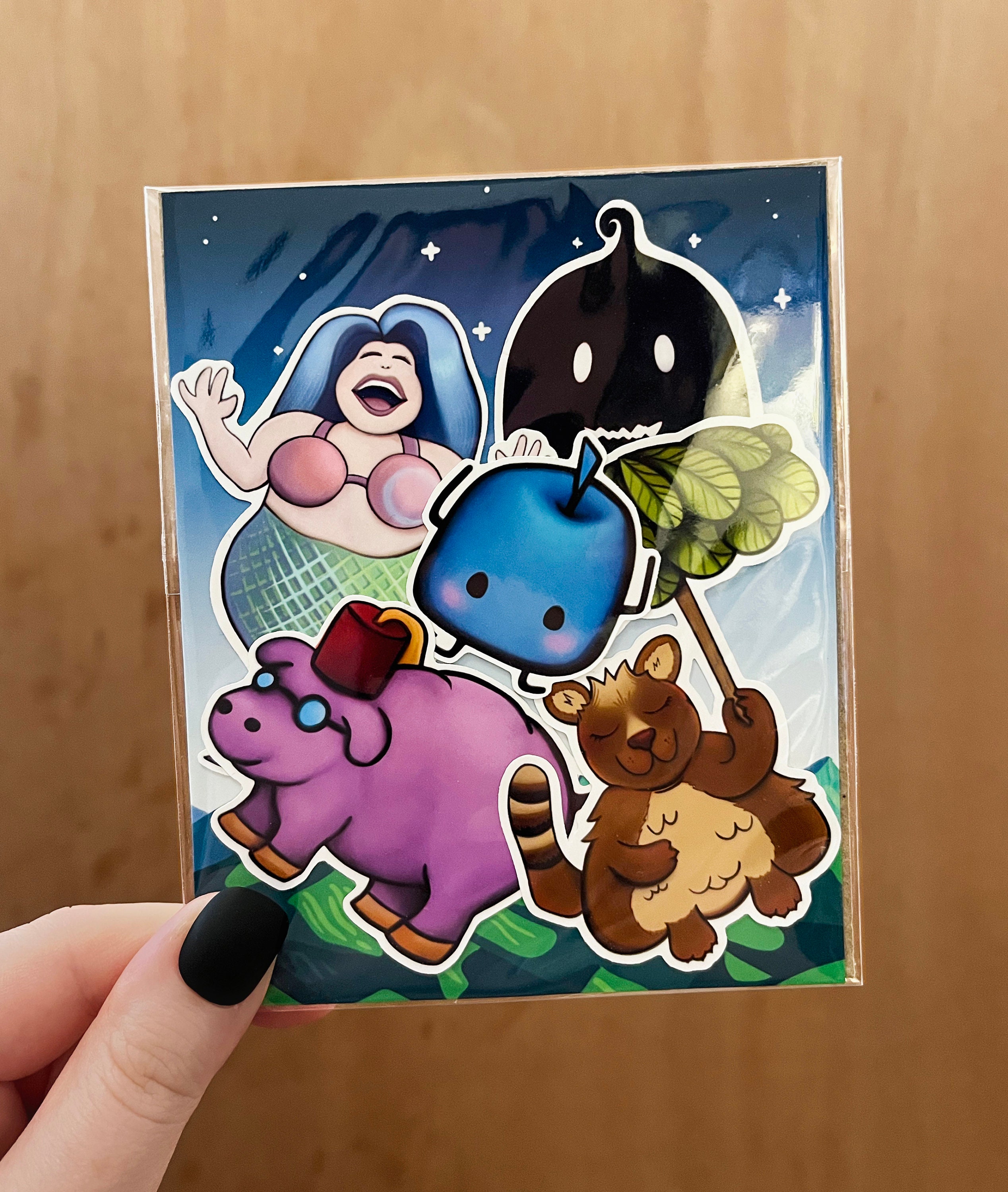 Stardew Valley Inspired Sticker Pack Krobus Junimo Trash Bread and More Matte and Glossy ...