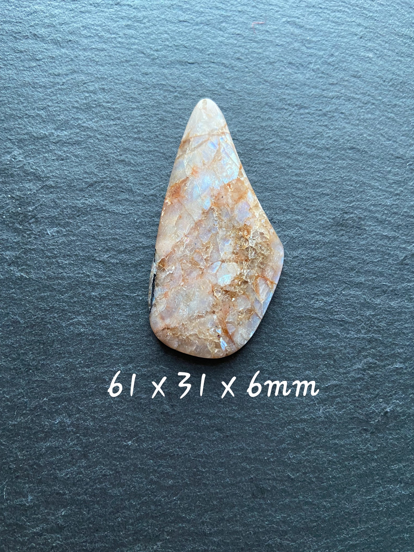 FISHSCALE PERISTERITE Stone, Free Form Cut, Polished Peristerite Stone ...