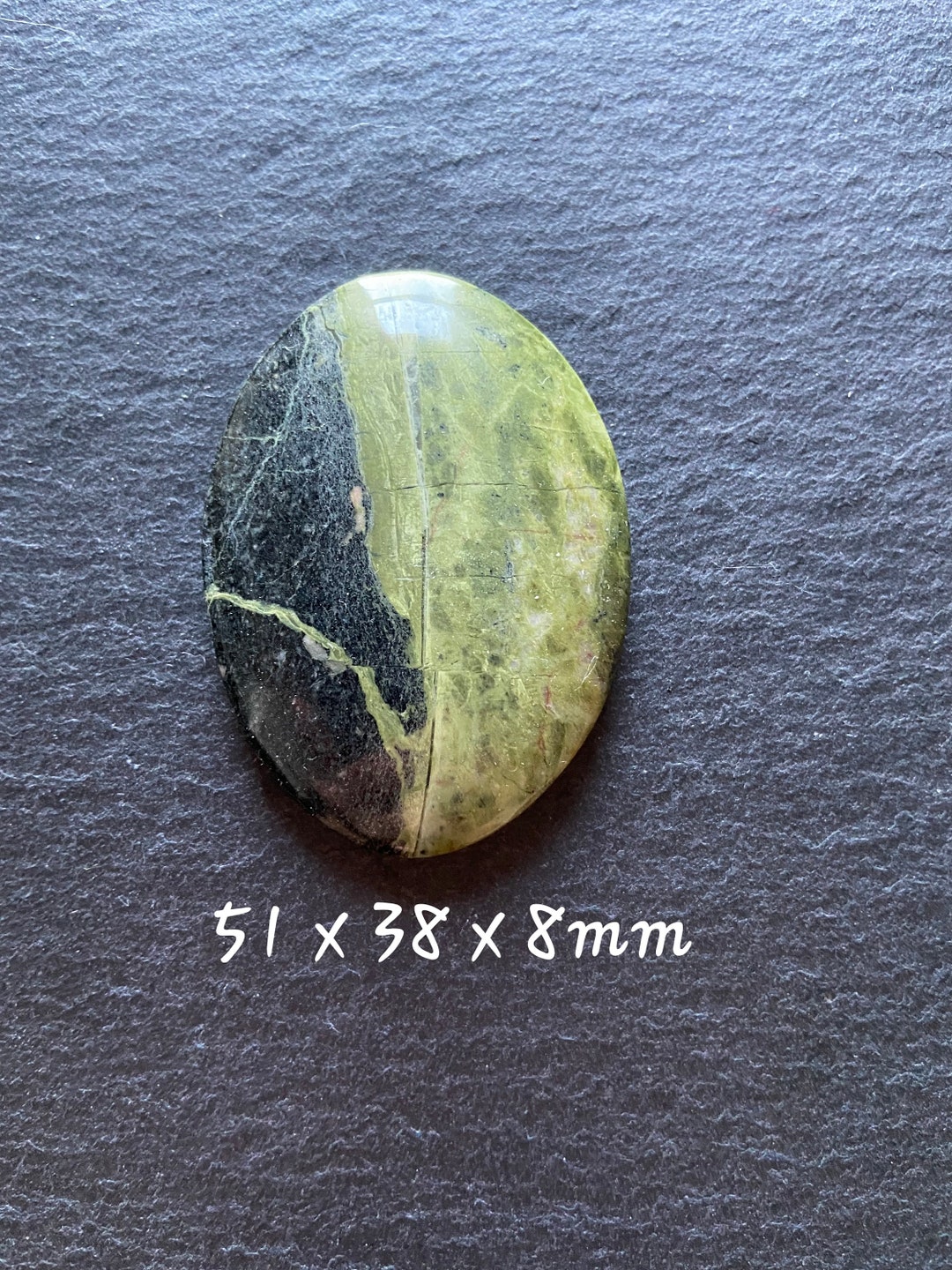 UNAKITE JASPER Cabochon, Oval Cabochon, Domed, Polished Unakite Jasper ...