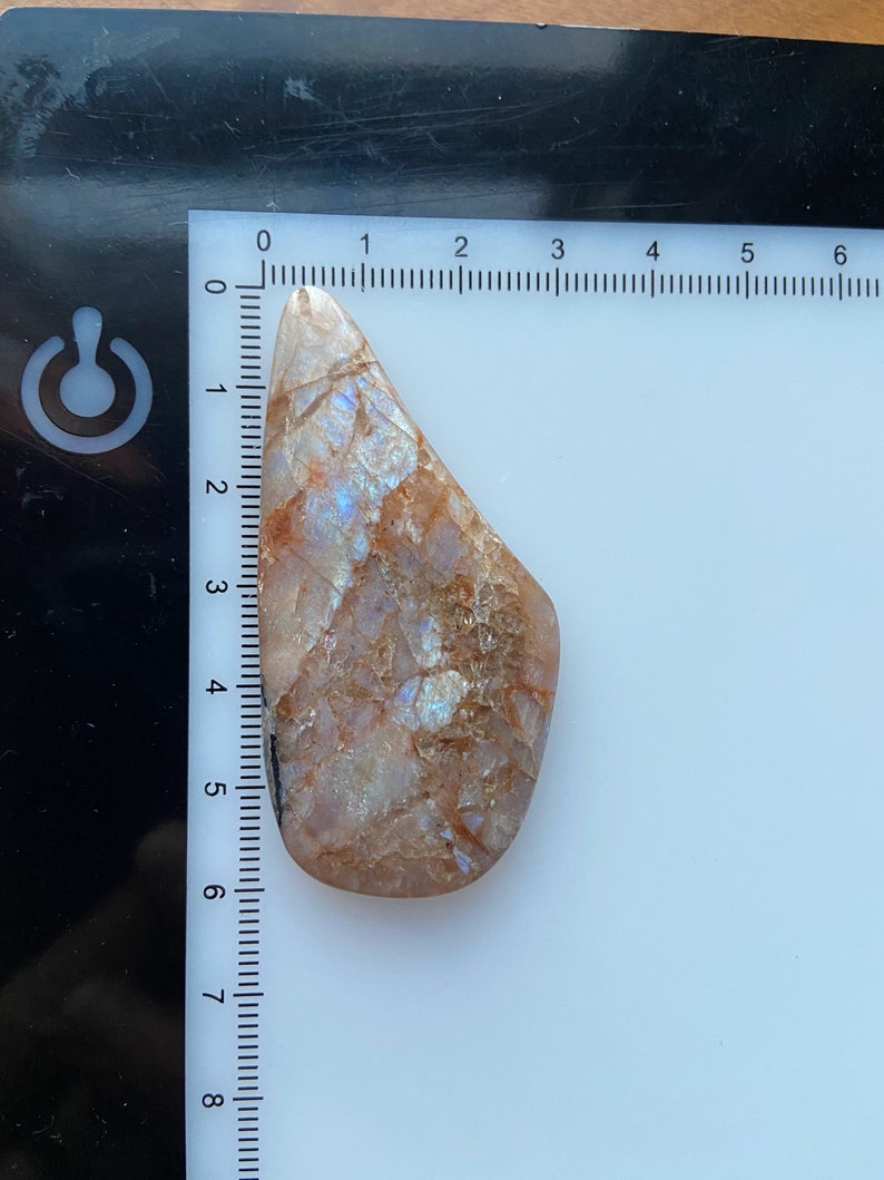 FISHSCALE PERISTERITE Stone, Free Form Cut, Polished Peristerite Stone ...