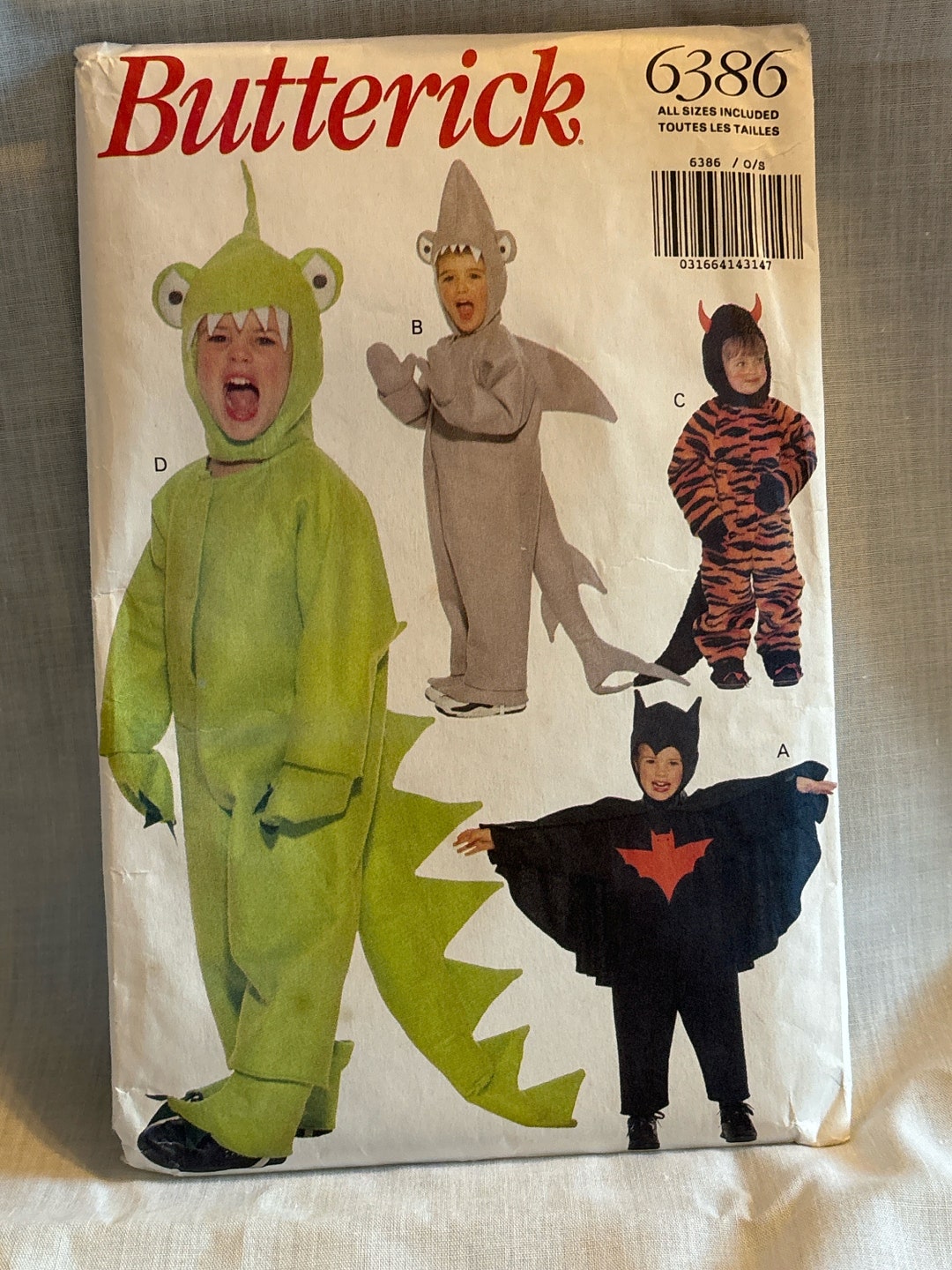 Butterick Costume Sewing Patterns - Etsy