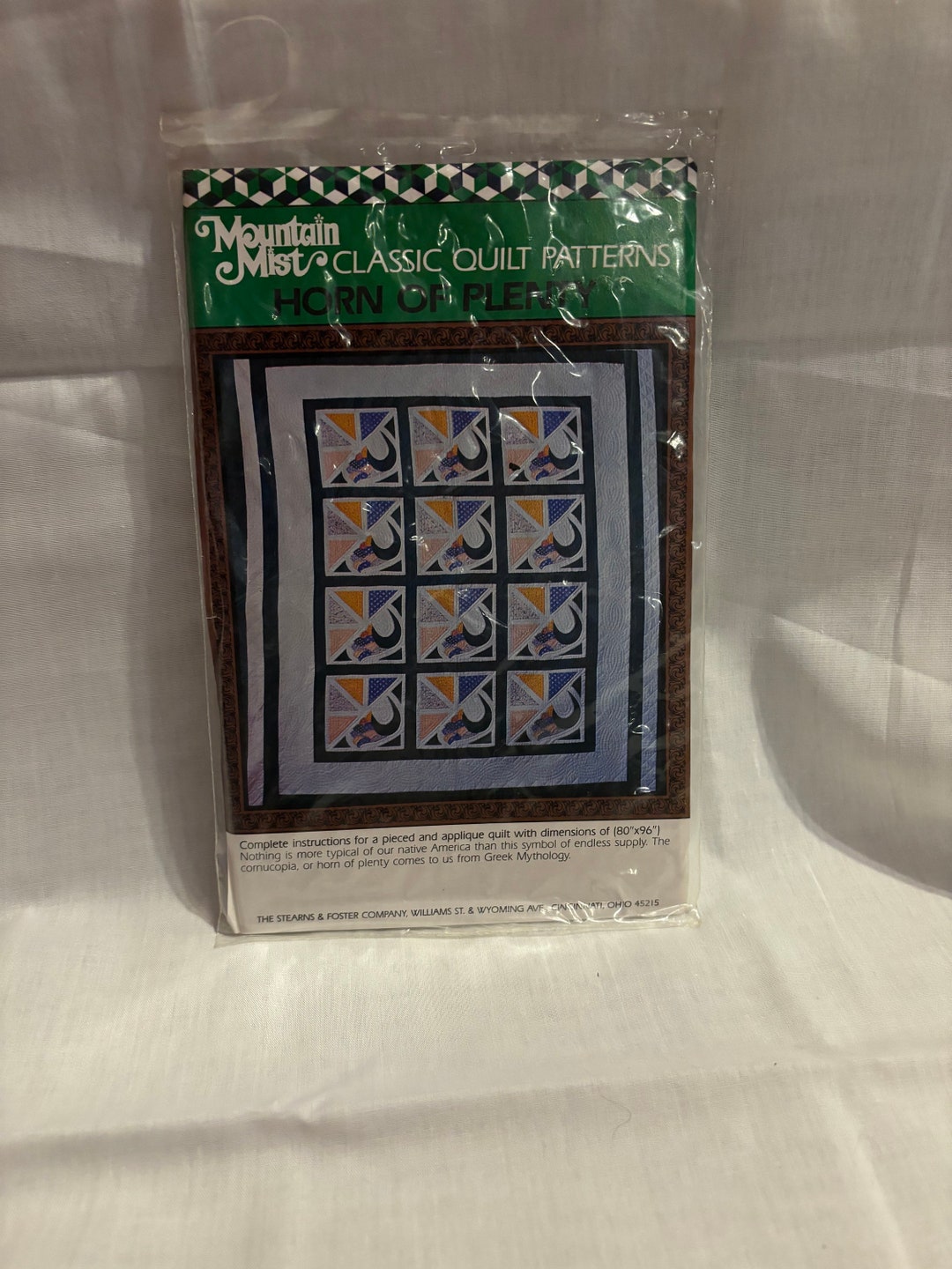 Horn of Plenty Quilt Pattern - Etsy