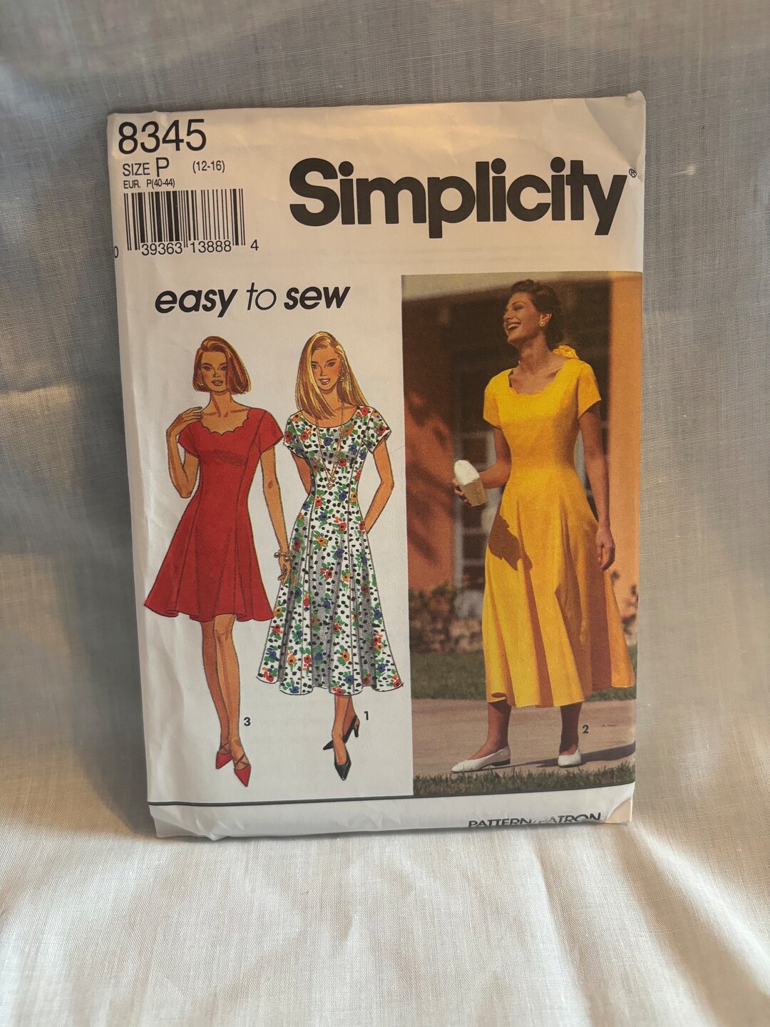 Simplicity Easy to Sew Dress Sewing Patterns - Etsy