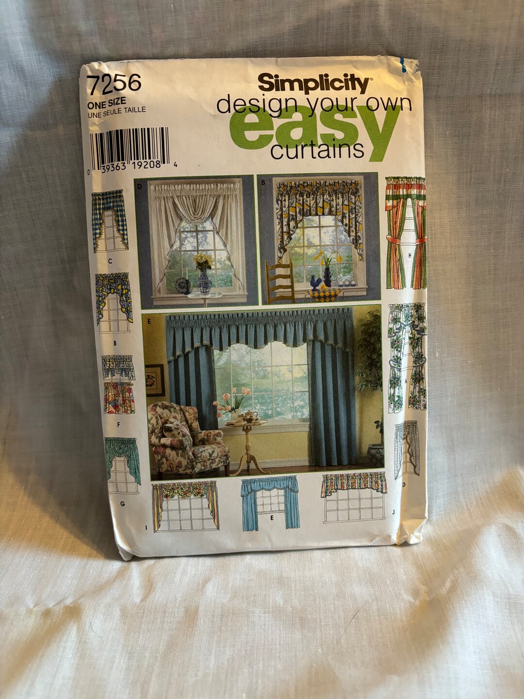 Simplicity Design Your Own Curtains Easy Sewing Patterns - Etsy
