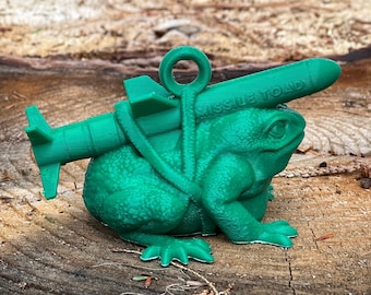 Missile Toad Christmas Ornament Missletoad Mistletoe Cute - Etsy