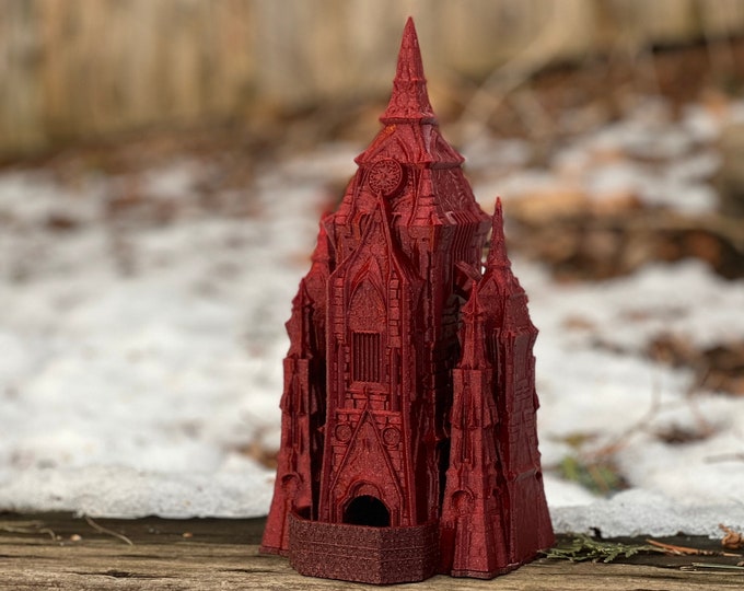 Vampire Citadel Dice Tower - Vampire Themed Dice Tower for Tabletop RPG ...