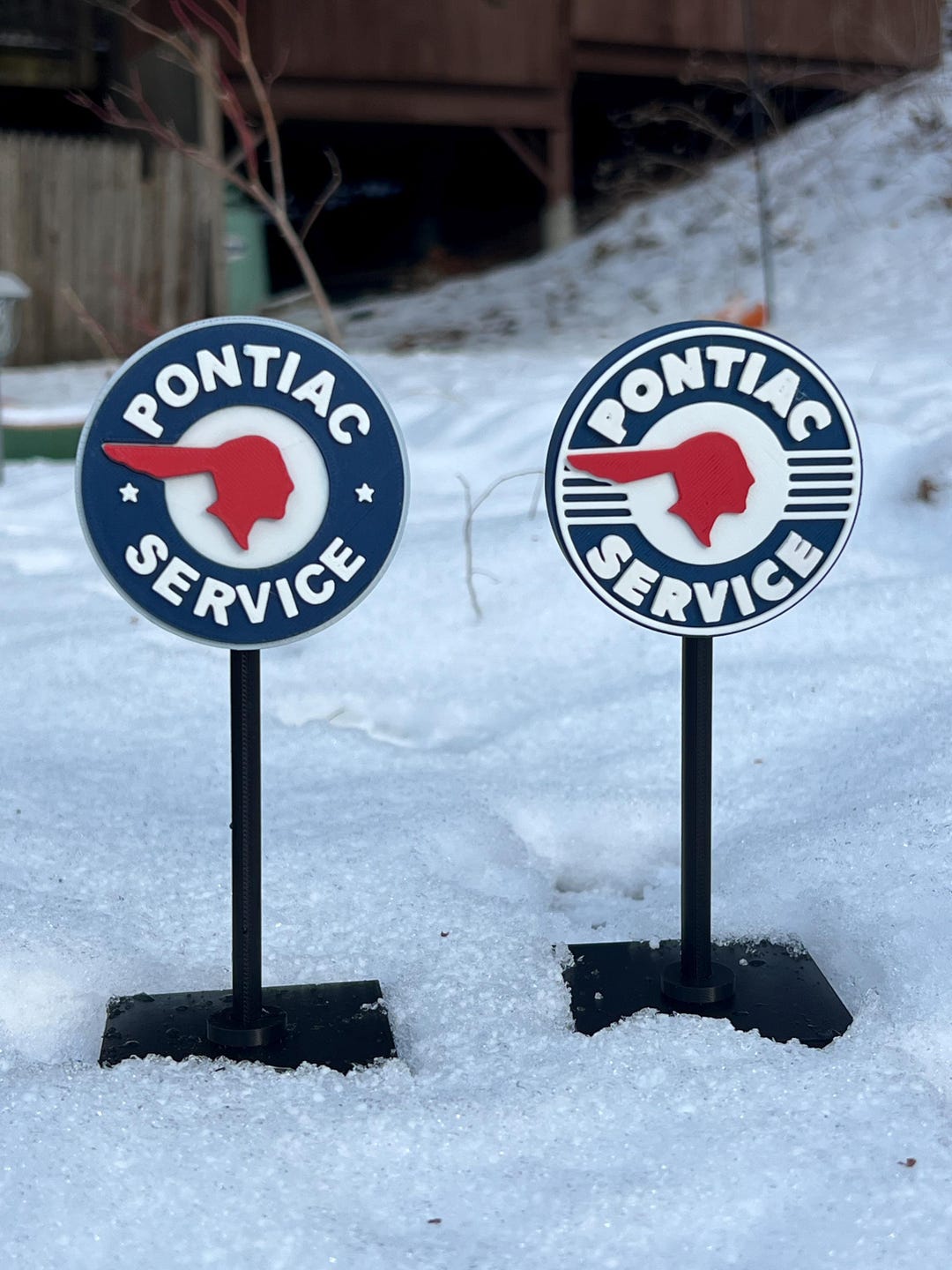 Pontiac Service Signs - Miniature Versions of the Pontiac Service ...