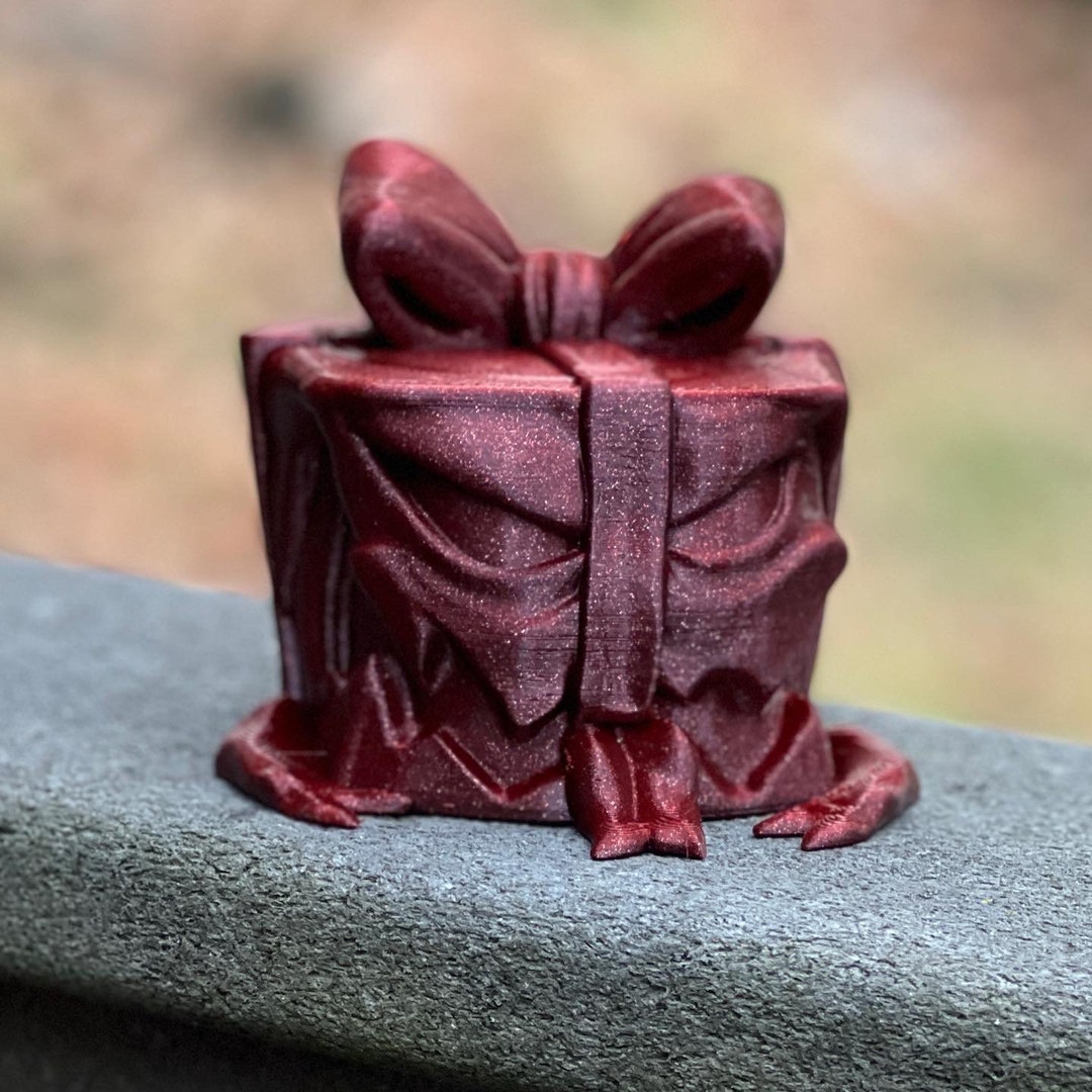 Mimic Present Mythic Dice Box Mimic Themed Dice Box by Ars Moriendi D&D ...