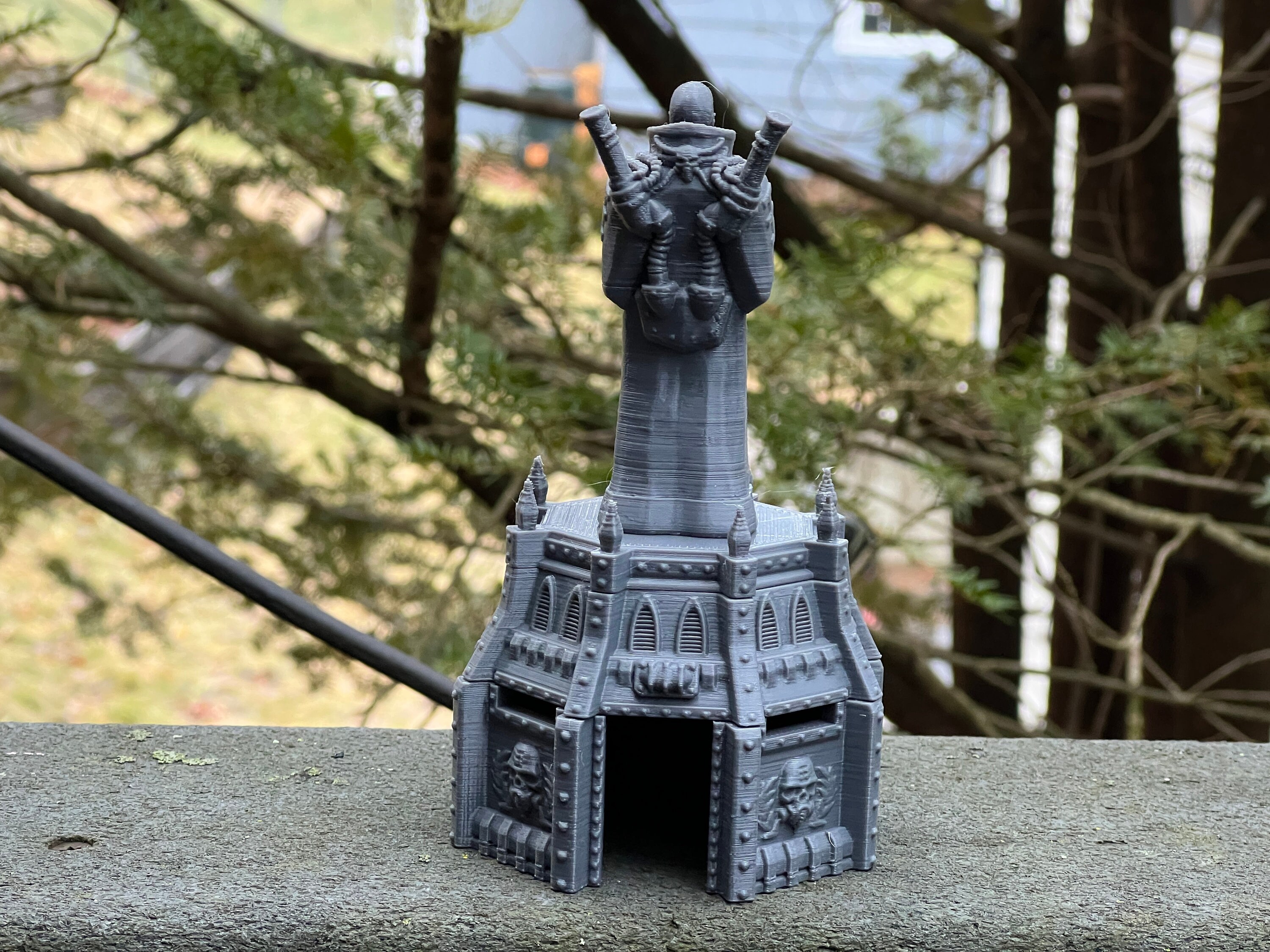 Statue of the Warden Priest Sci Fi/apocalyptic Tabletop | Etsy