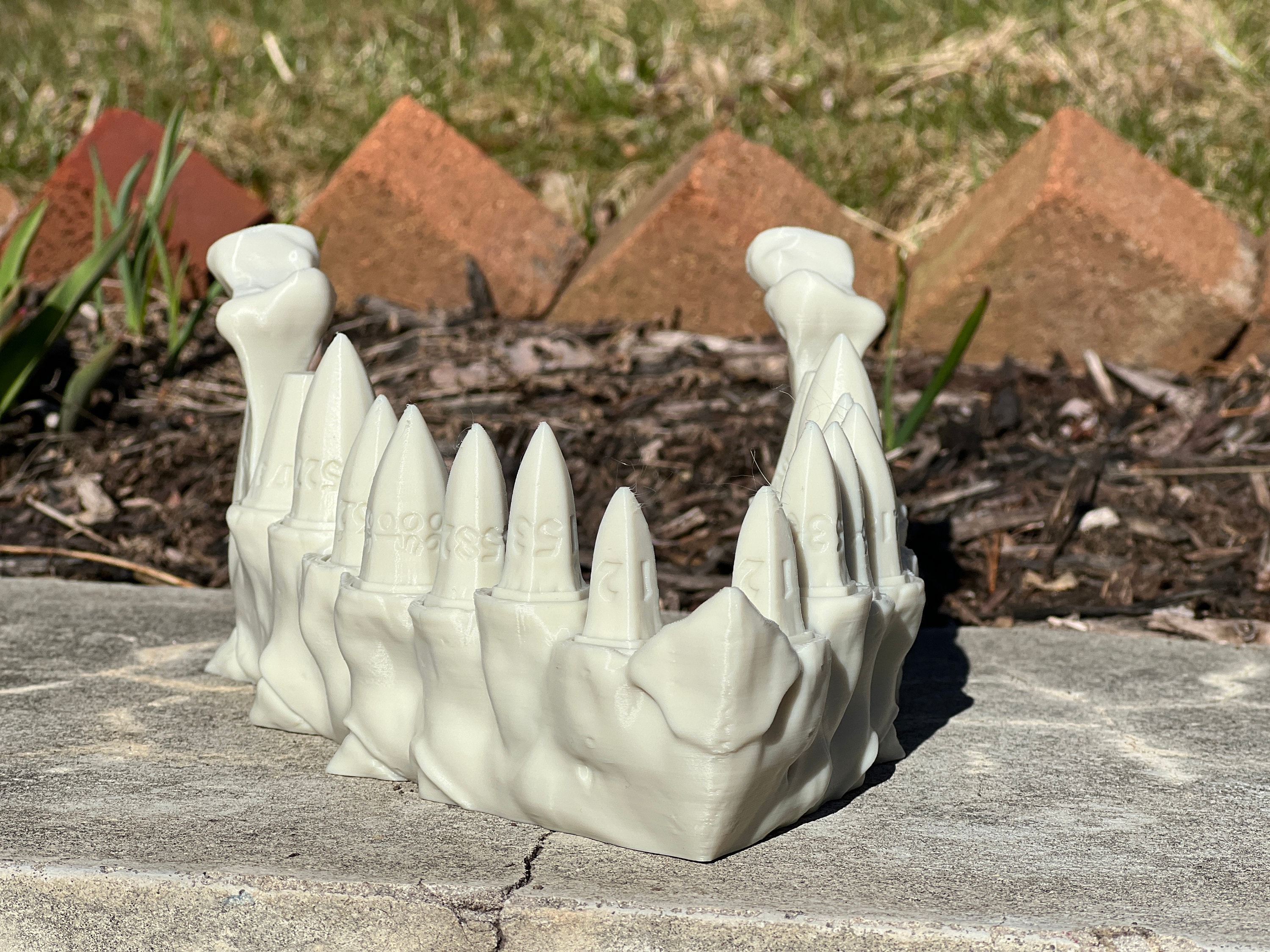 Dragon Teeth Dice Dragon Teeth Themed Dice and Jawbone - Etsy