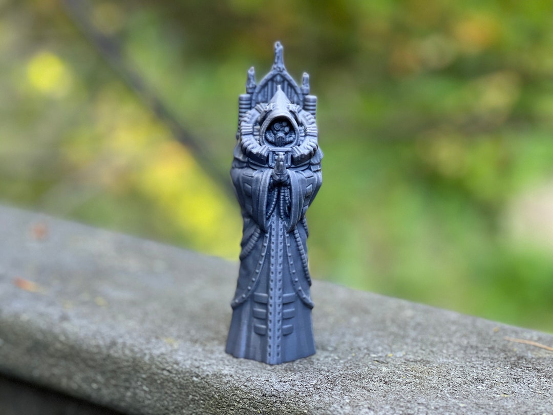 Statue of the Technomage - Sci Fi/apocalyptic Tabletop Terrain for Rpgs ...