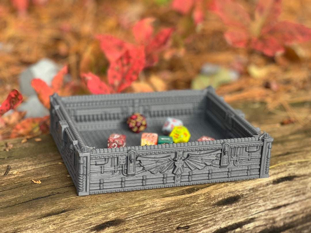 Imperial Dice Tray - Space Military Themed Rpg/game Dice Tray (dungeons ...