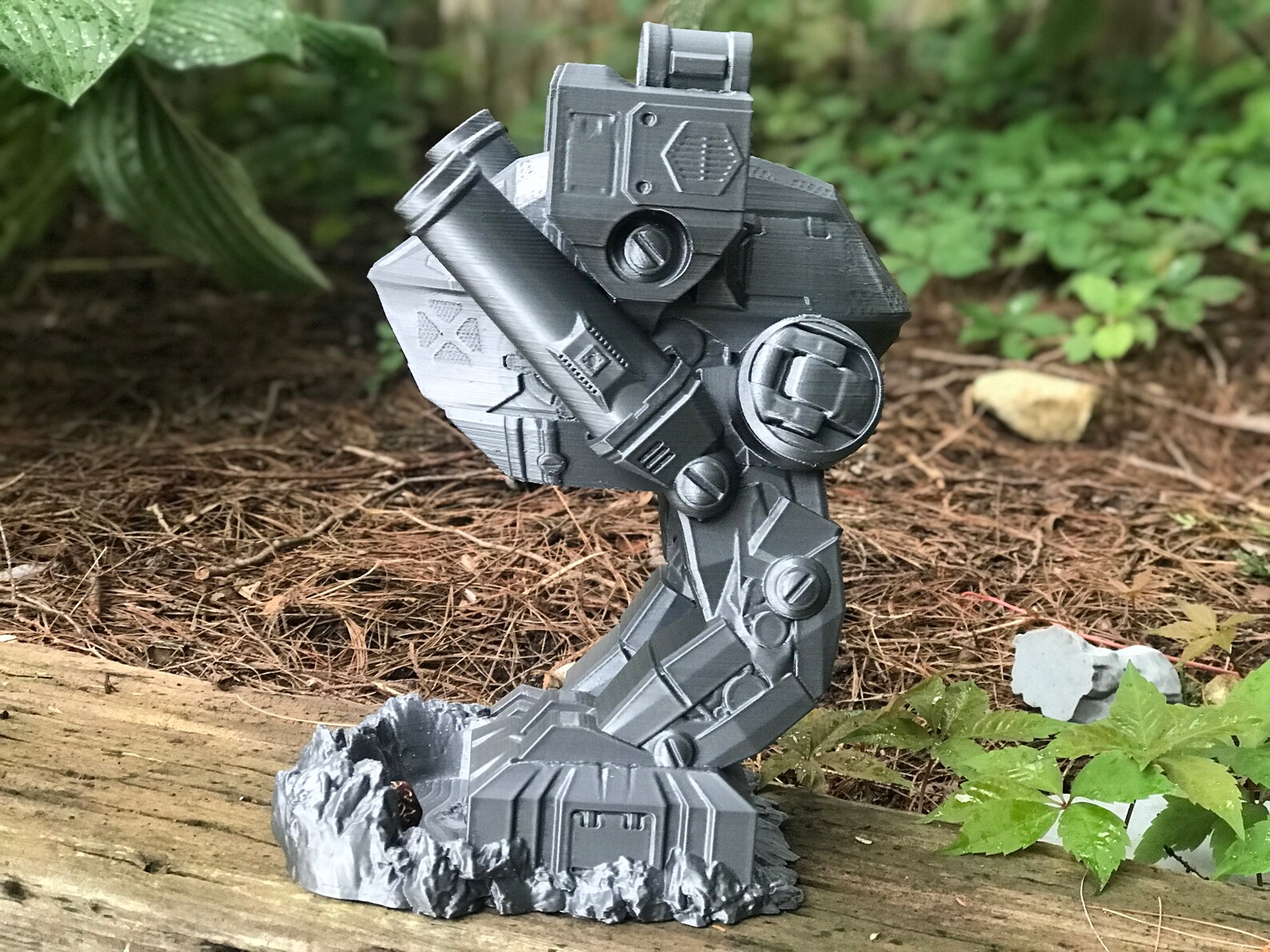Battle Mech Dice Tower Mech Themed Dice Tower for Tabletop - Etsy