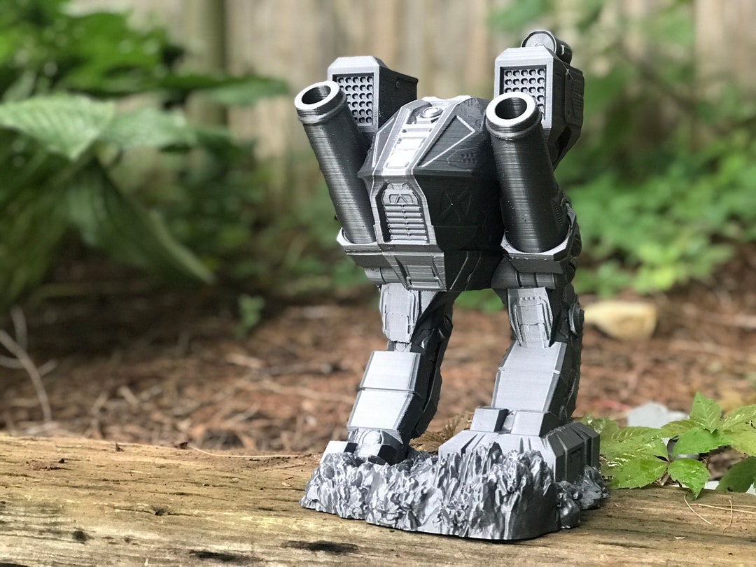 Battle Mech Dice Tower - Mech Themed Dice Tower for Tabletop Games Like ...