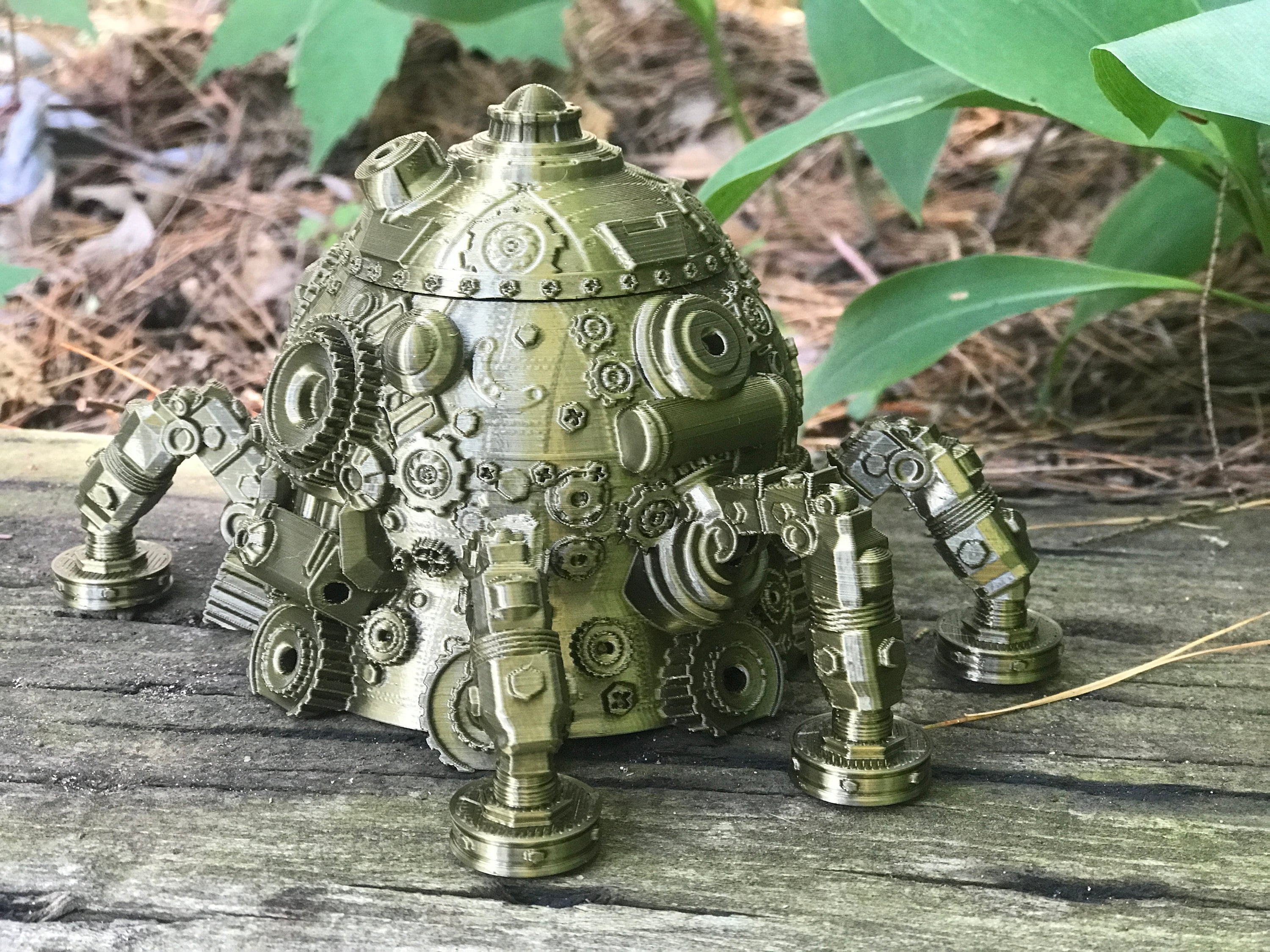 Octo Tank Dice Vault - Steampunk Octopus Themed Dice Storage Vault ...