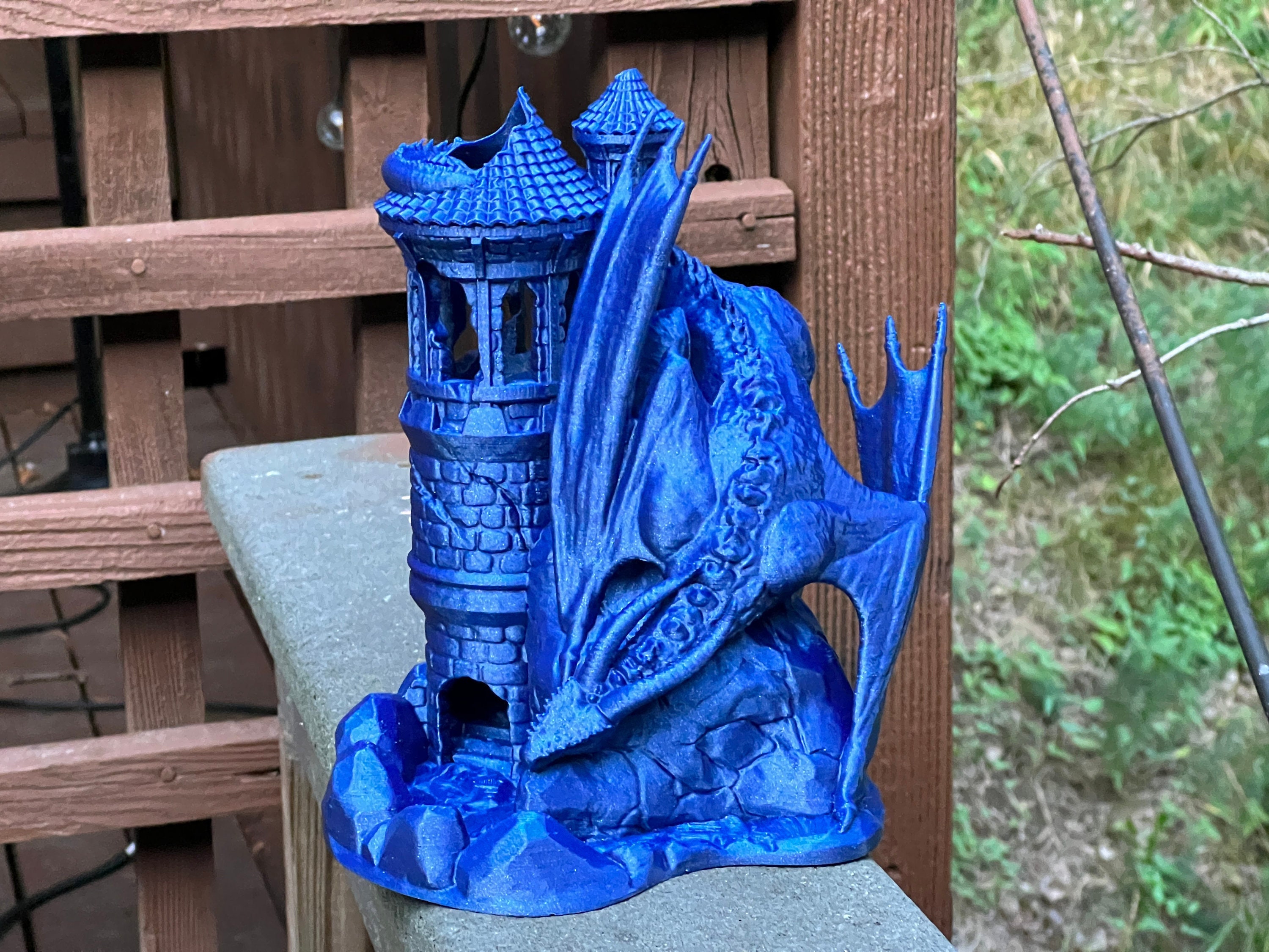 The Watchtower Dragon Themed Dice Tower for Tabletop RPG - Etsy