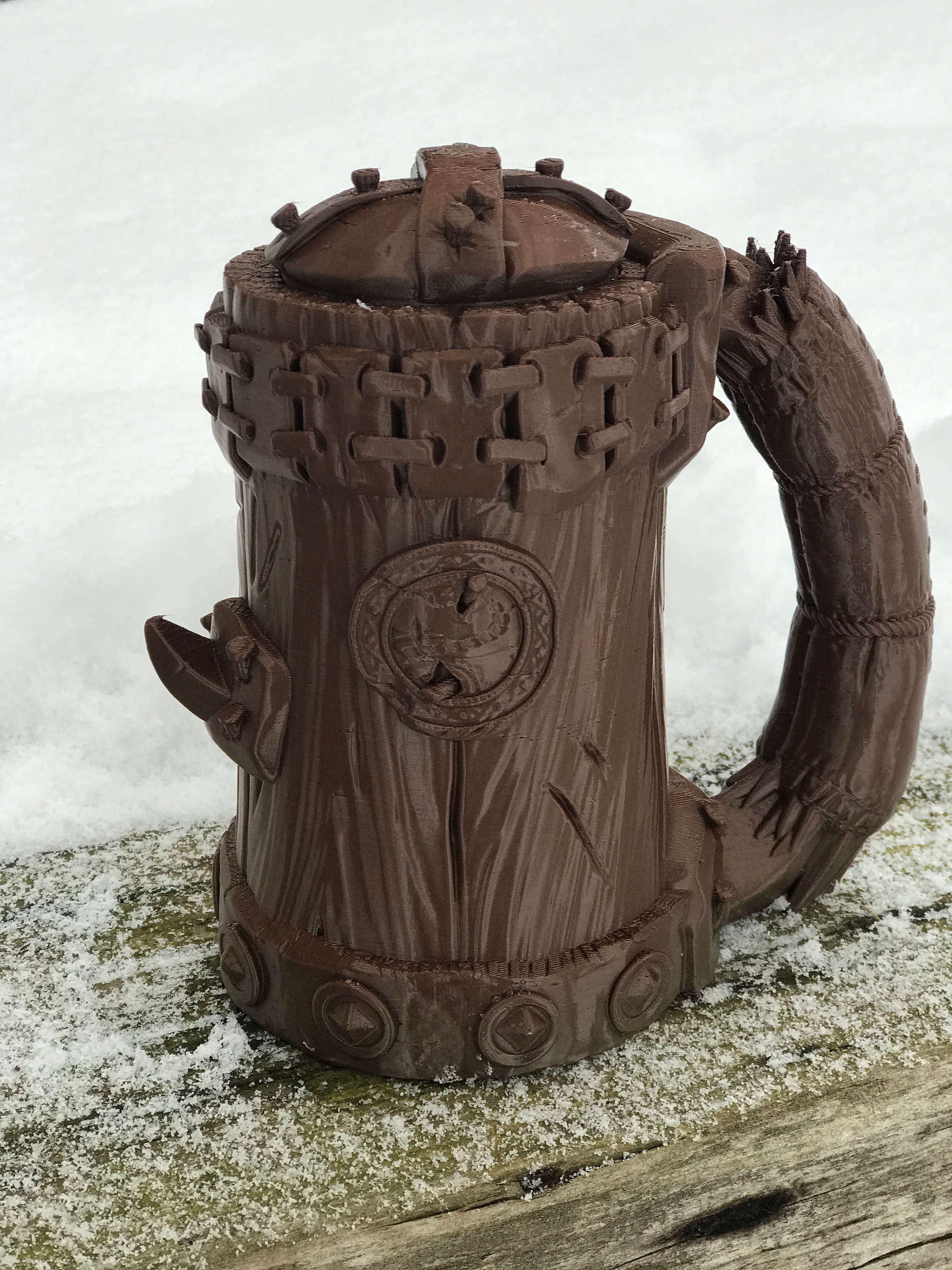 Half Orc Mythic Mug Can Holder - Half Orc Themed "beer Stein" Can ...