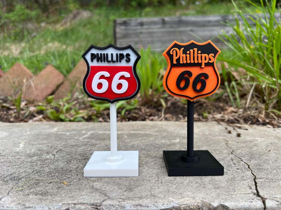 Phillips 66 Signs - Miniature Versions of the Phillips 66 Vintage Road ...