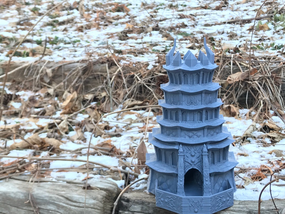 Drow Dice Tower (fates End) - Drow Themed Dice Tower for D&D ...