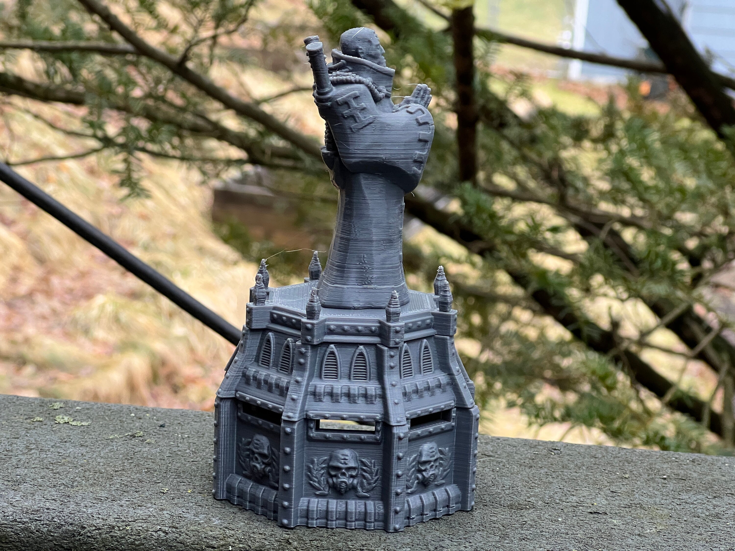 Statue of the Warden Priest Sci Fi/apocalyptic Tabletop | Etsy