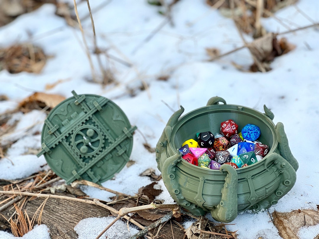 Steampunk Tentacle Dice Box - Mechanical Dice Box for Tabletop RPG ...