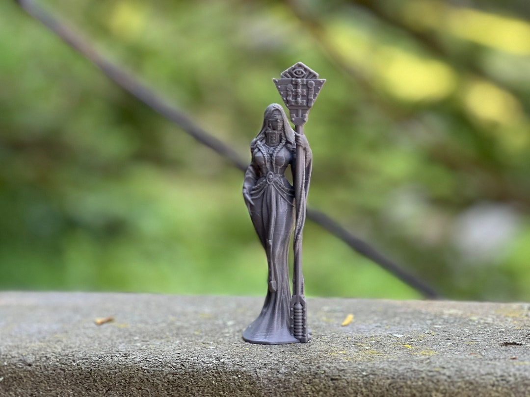 Statue of the Seer - Sci Fi/apocalyptic Tabletop Terrain for Rpgs and ...