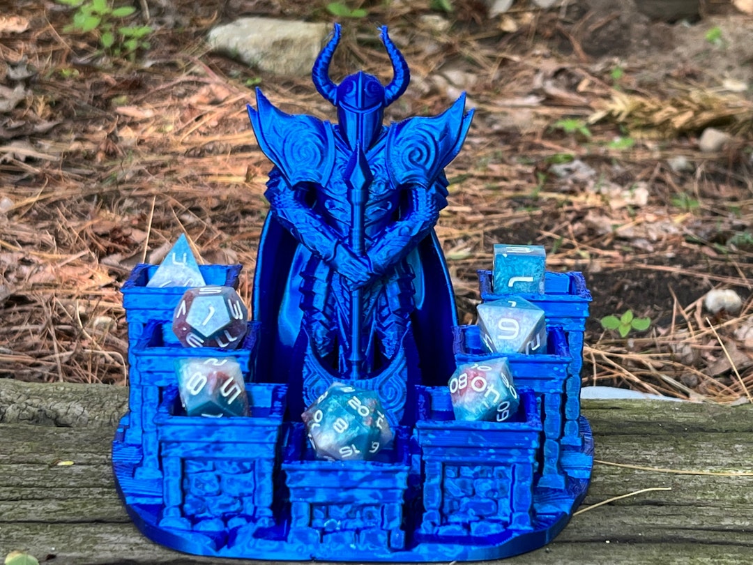 Mythic Warrior Dice Keeper - Knight Themed Dice Display for Tabletop ...