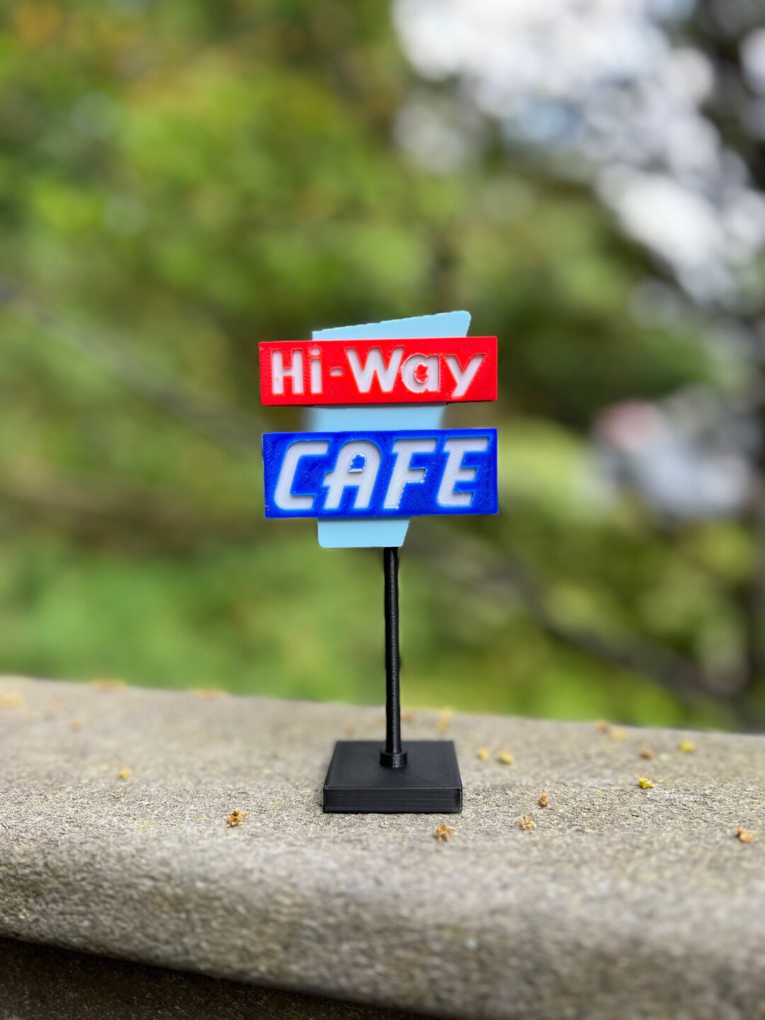 Hi-way Cafe Sign - Miniature Version of the Hi-way Cafe Vintage Road ...
