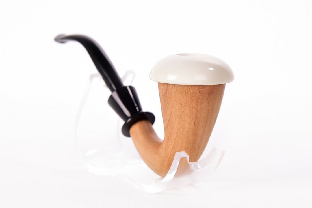 Calabash Meerschaum Pipe, Middle Size Wood Calabash, Unsmoked Pipe ...