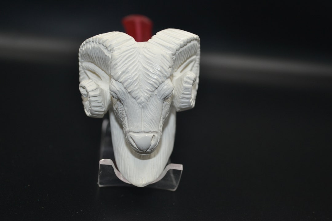 Goat Head Pipe, Meerschaum Pipe, Goat Figure Pipe, Block Meerschaum ...