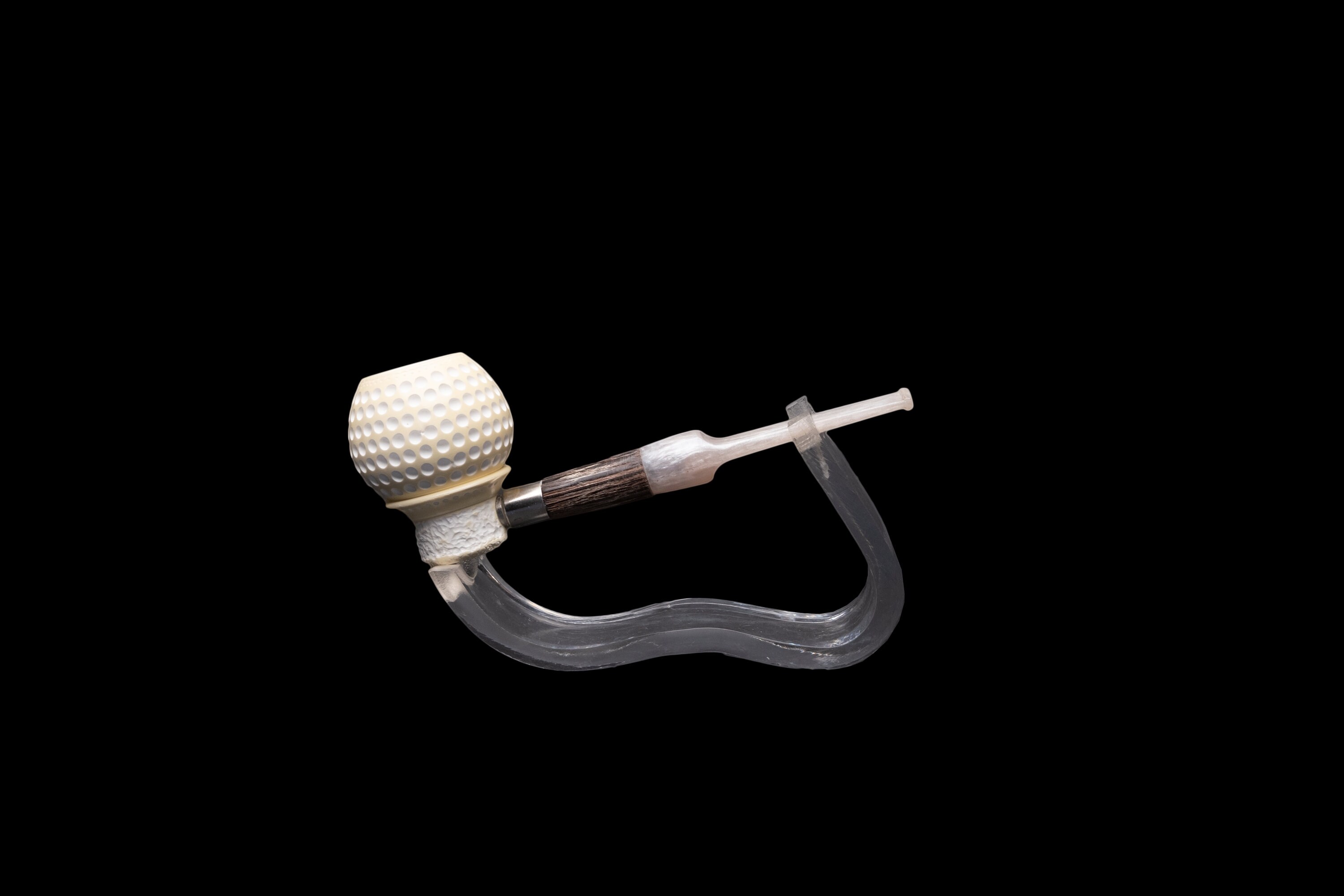 Falcon Meerschaum Pipe Lattice Golf Ball Pipe Straight Stem - Etsy