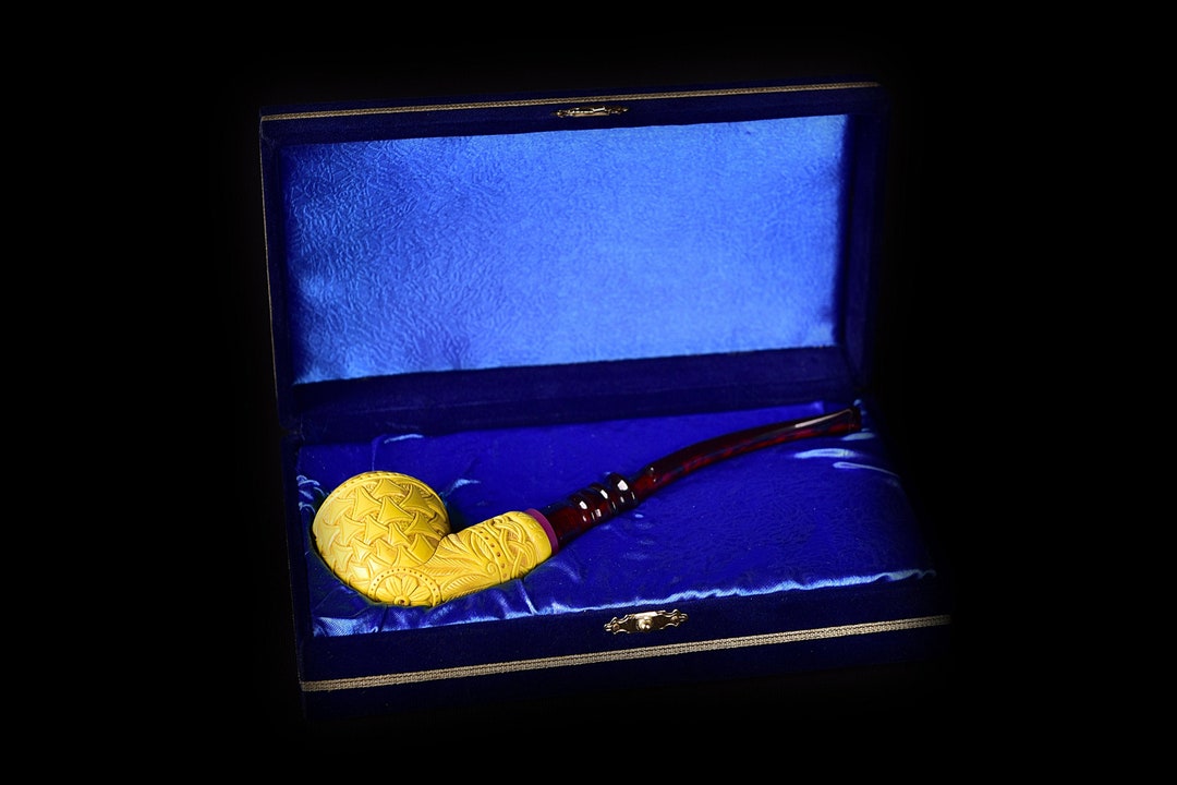 Hand Carved Large Dublin Meerschaum Pipe, the Best Block Meerschaum ...