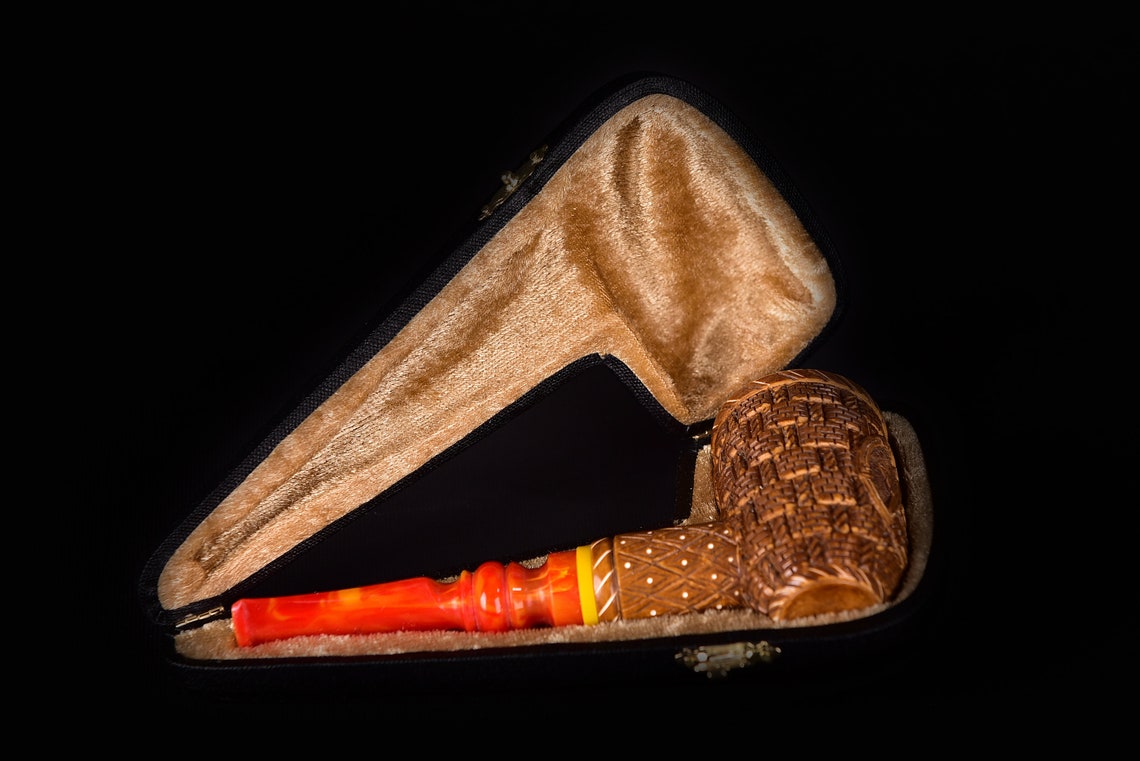 Masonic Pipe, Mason Pipe Meerschaum Pipe, Hand Carved Meerschaum, Block ...