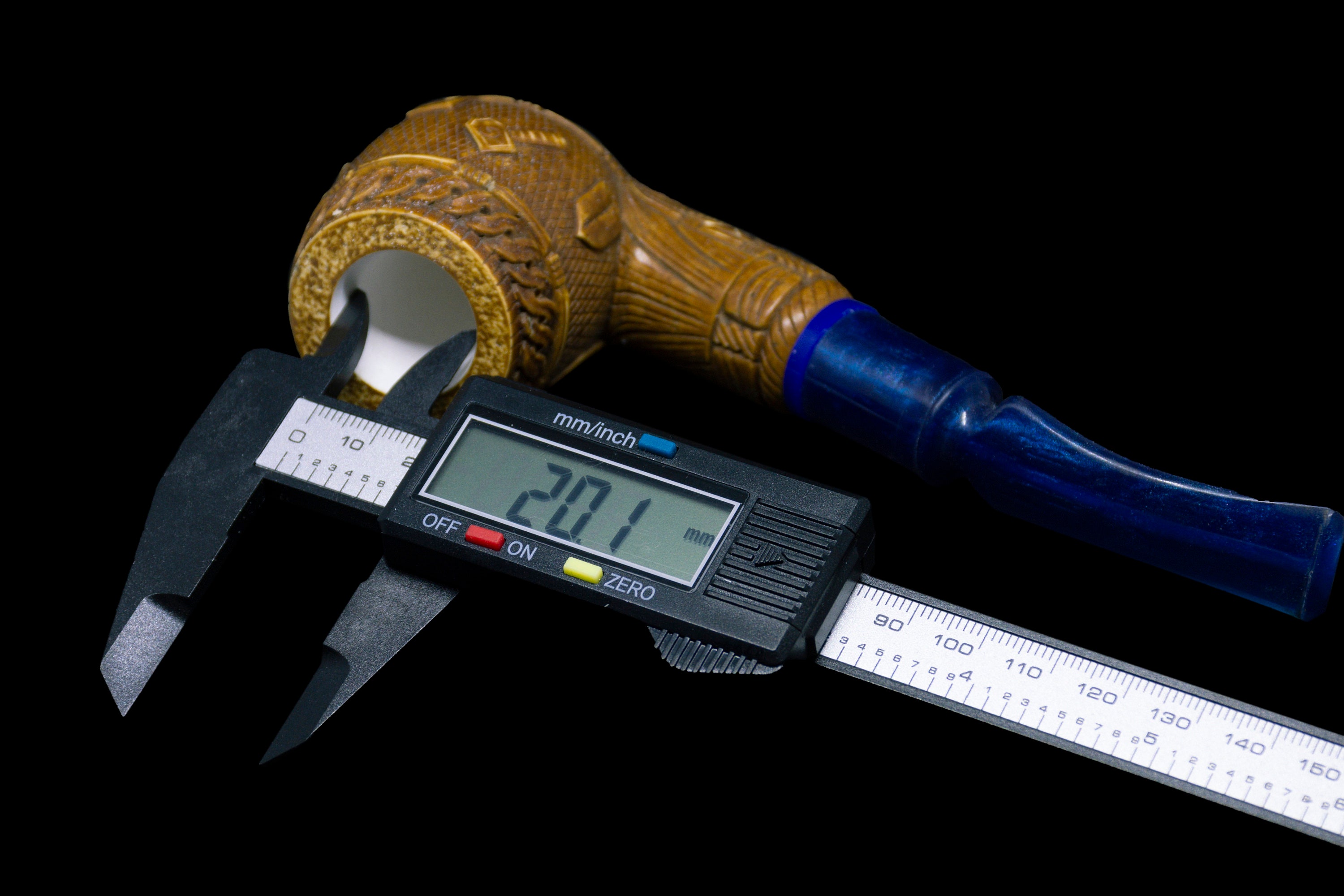 Masonic Pipe, Mason Pipe Meerschaum Pipe, Multi Stem Pipe, Hand Carved ...