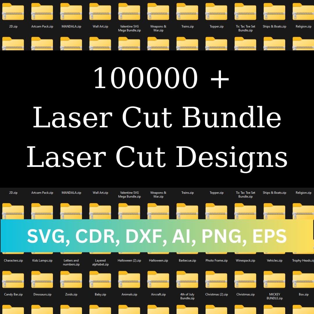 100000+ Laser Cut Design Bundle - Laser Cut Mega Bundle - Over 100000 ...